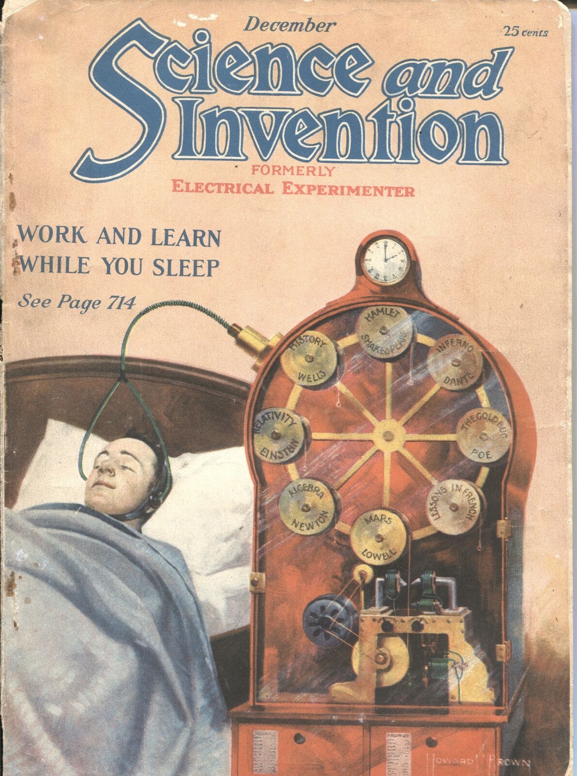 Science and Invention--Dec 1921-Gernsback Sci-Fi Pulp Thrills and ...