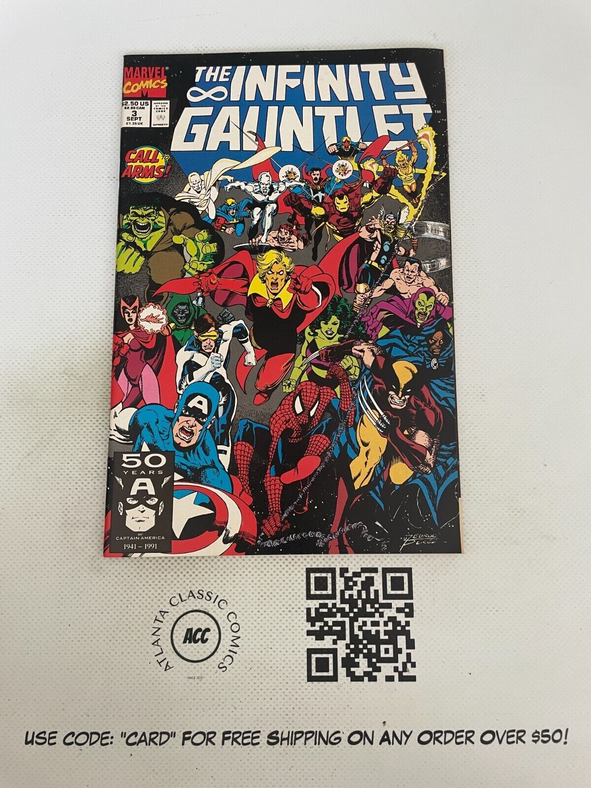 The Infinity Gauntlet Complete Marvel Comics Series # 1 2 3 4 5 6 1st ...
