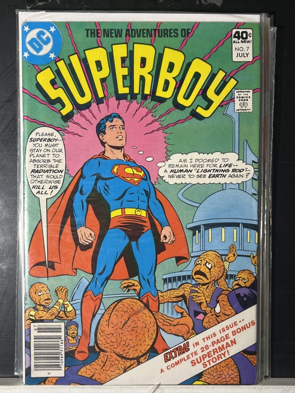 The New Adventures of Superboy #7 (1980) | Comic Books - Bronze Age, DC ...