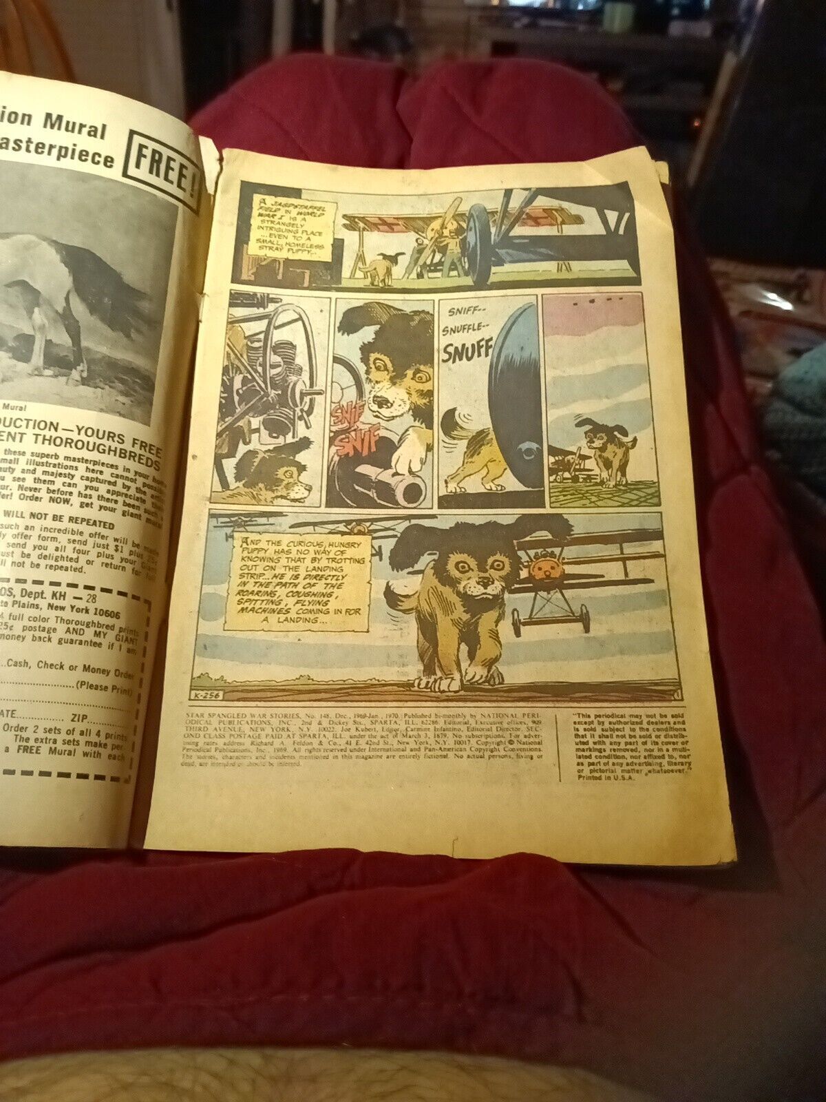 Star Spangled WAR Stories #148 DC Silver New Enemy ACE Story JOE Kubert ...