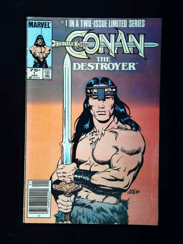 Conan The Destroyer #1 Marvel Comics 1985 Vf Newsstand | Comic Books ...
