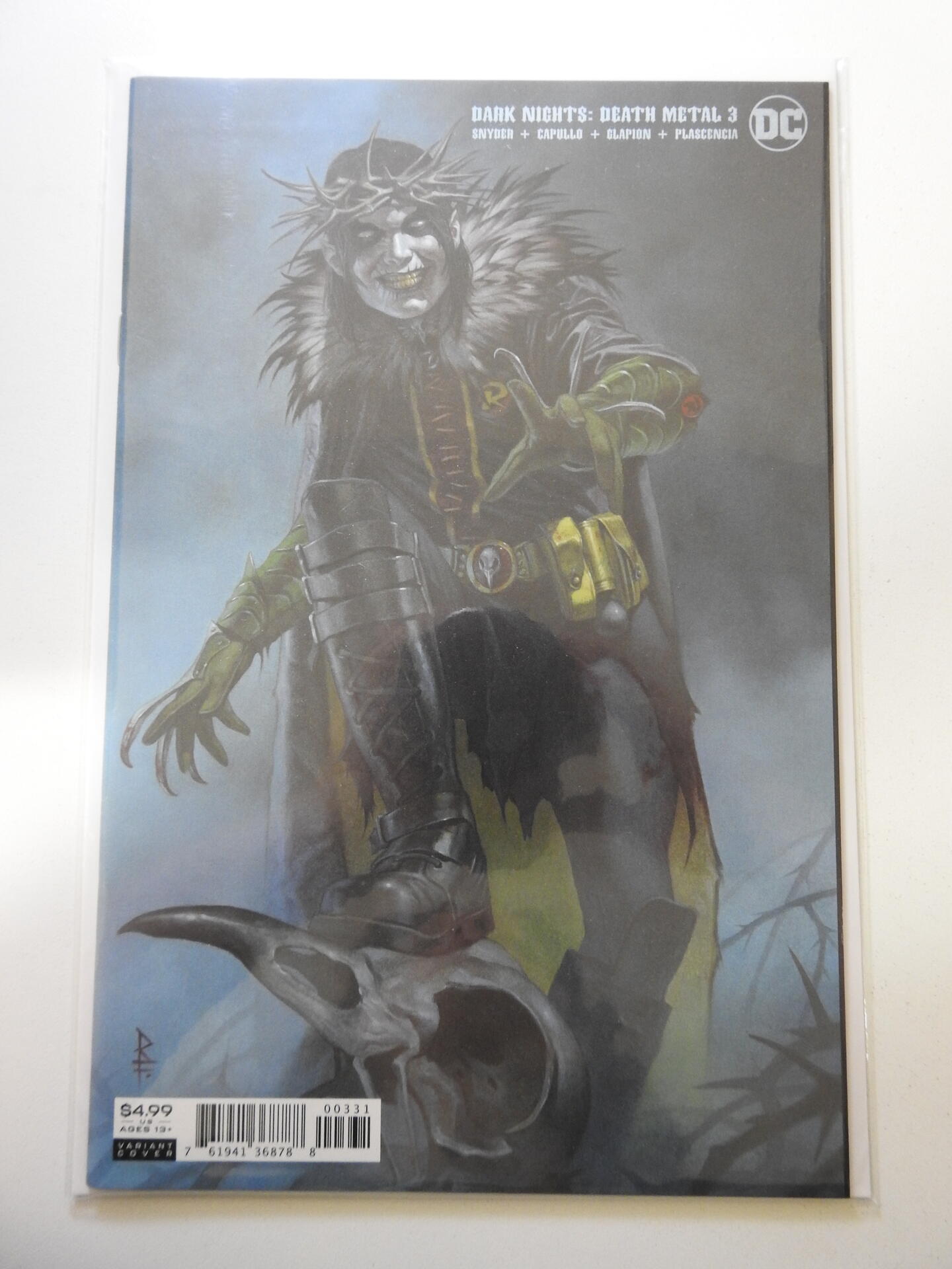Dark Nights: Death Metal #3 Riccardo Federici Robin King Variant Cover ... Dark Nights: Death Metal #3 Riccardo Federici Robin King Variant Cover ...