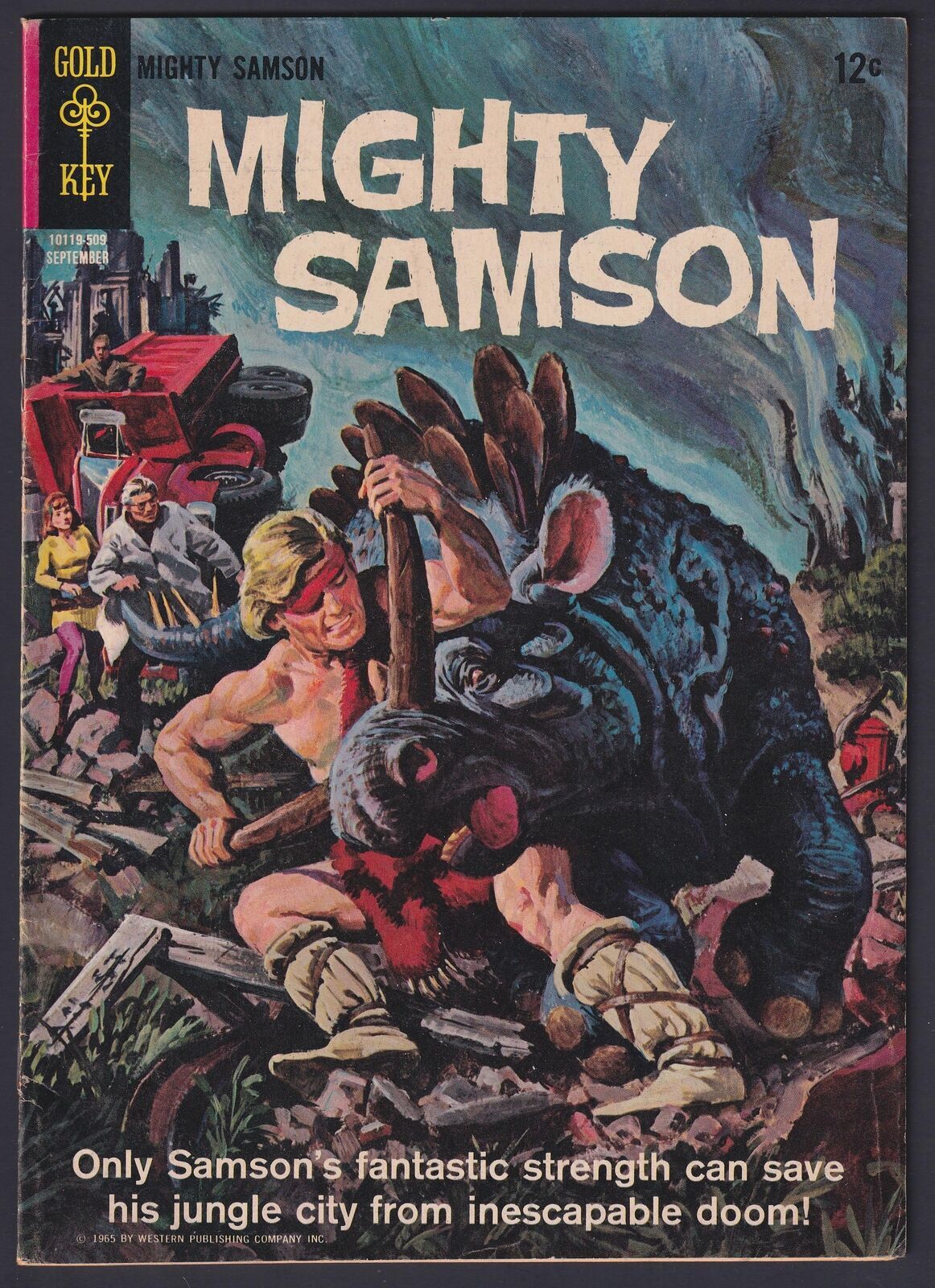 Mighty Samson #3 1965 Gold Key 6.0 Fine comic | Comic Books - Silver ...
