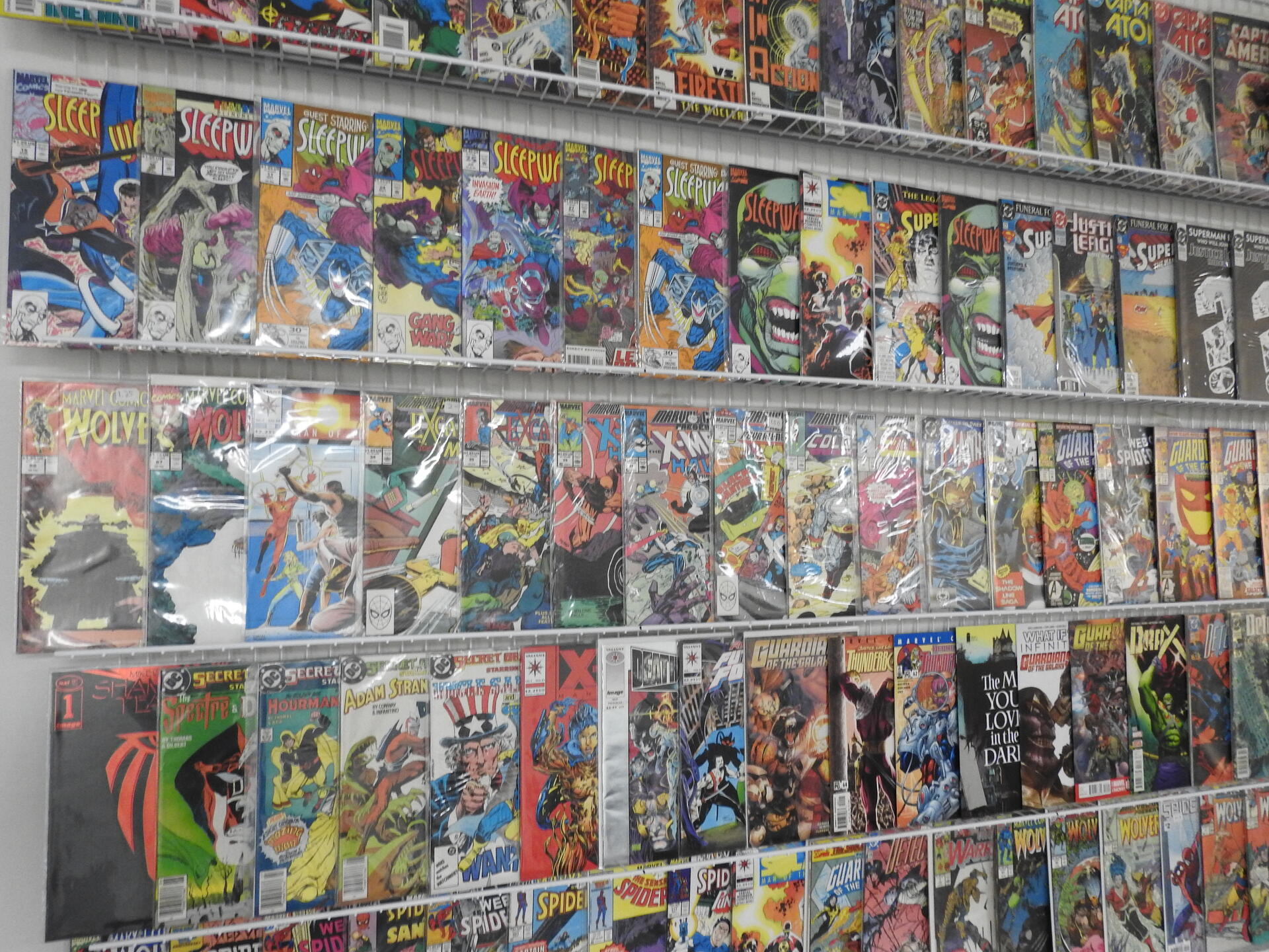 Huge Lot of 160+ Comics W/ Wolverine, GOTG, Spiderman Avg VF- Condition ...