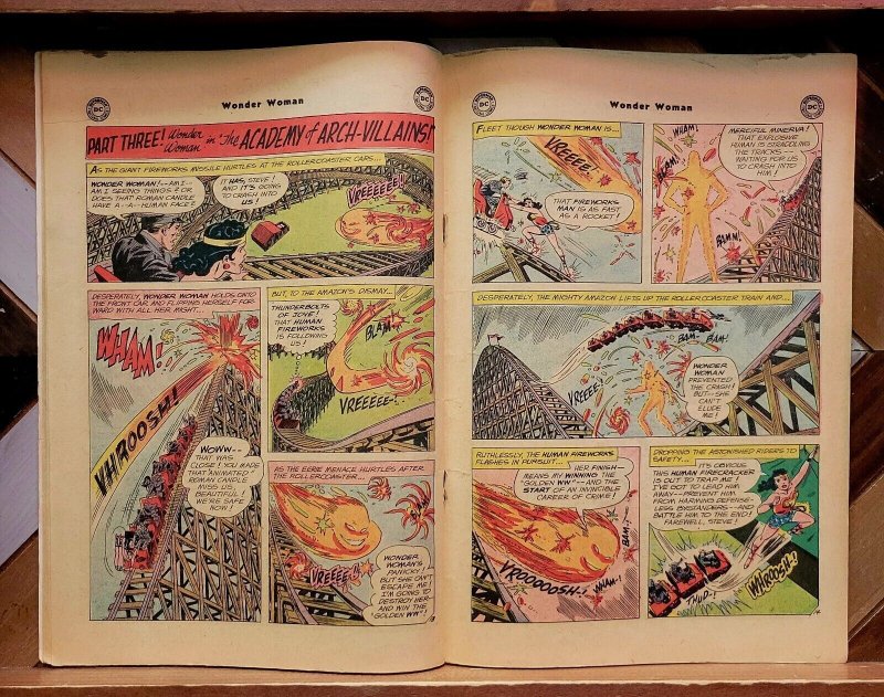 WONDER WOMAN #141 VG+ (DC 1963) ft Steve Trevor & Academy of Arch ...