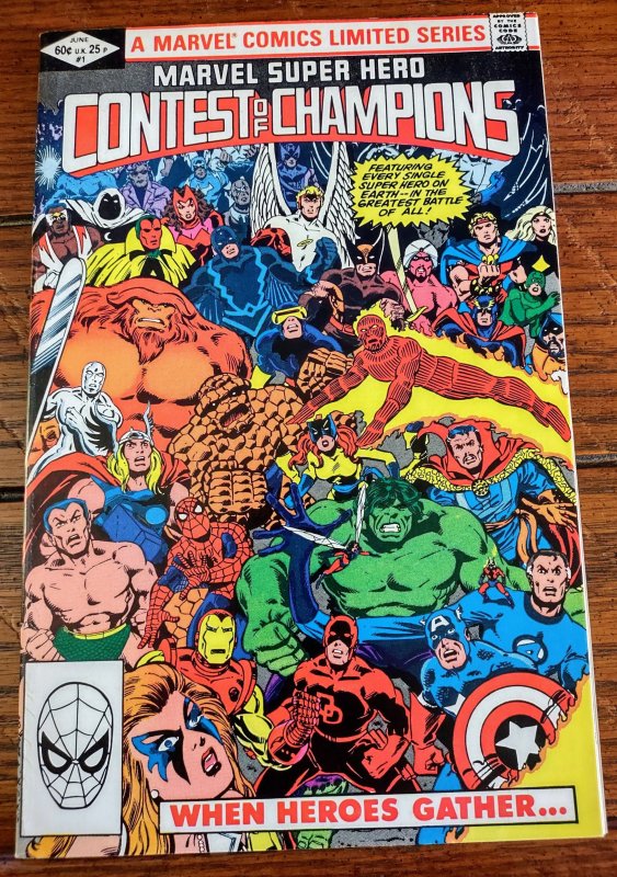 Marvel Super Hero Contest of Champions #1 (1982) VF+ 8.5 1st mini ...