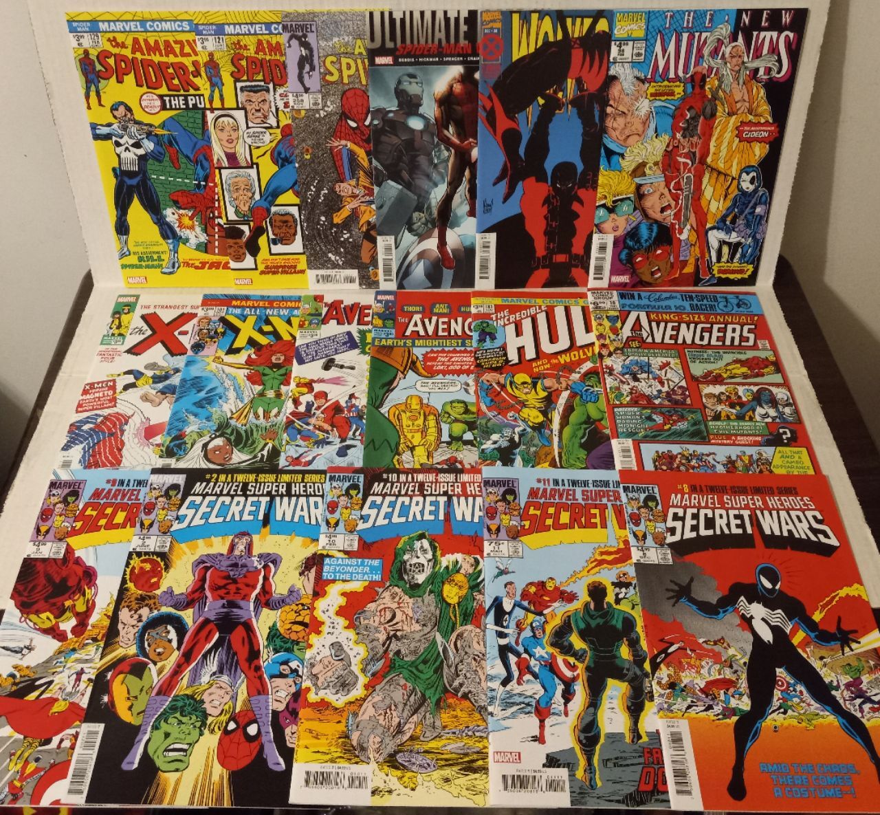 Ultimate Fallout #4, Secret Wars #8, Hulk 181, ASM #129, N.M. #98 ...