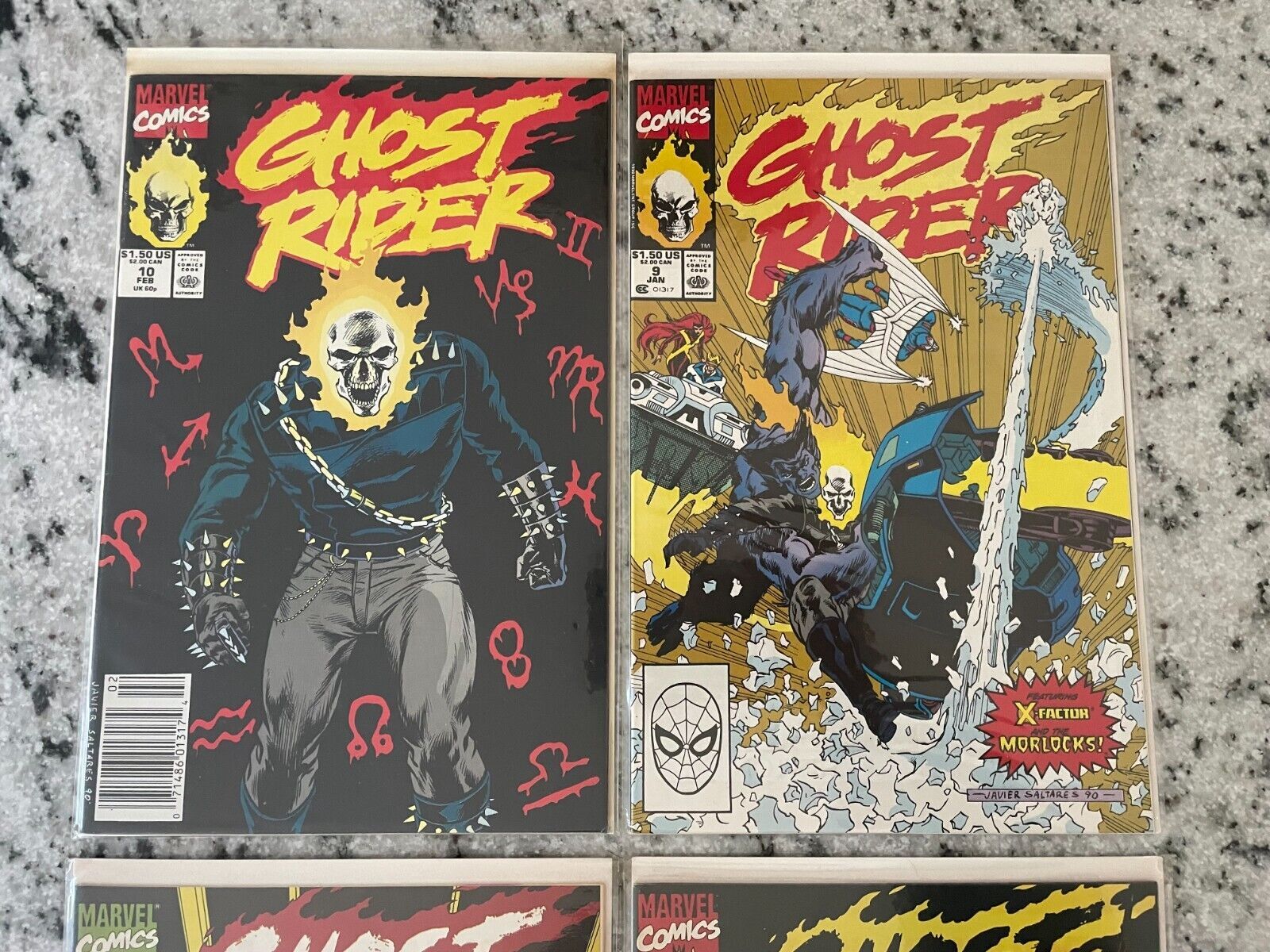 4 Ghost Rider Marvel Comic Books # 7 8 9 10 VF-NM Spider-Man Venom 29 ...