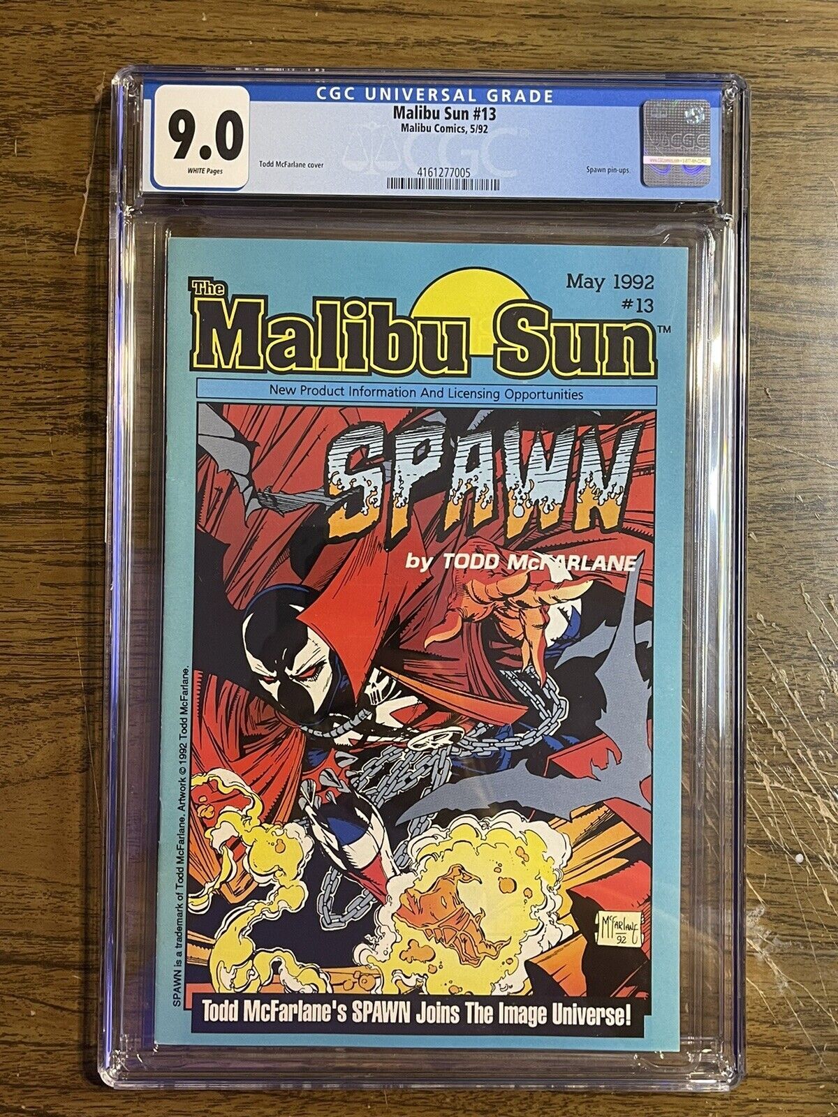 Malibu SUN Spawn #13 (1992) CGC 9.0 1st Appearance of Spawn! Todd Mcfarlane | Comic Books ...
