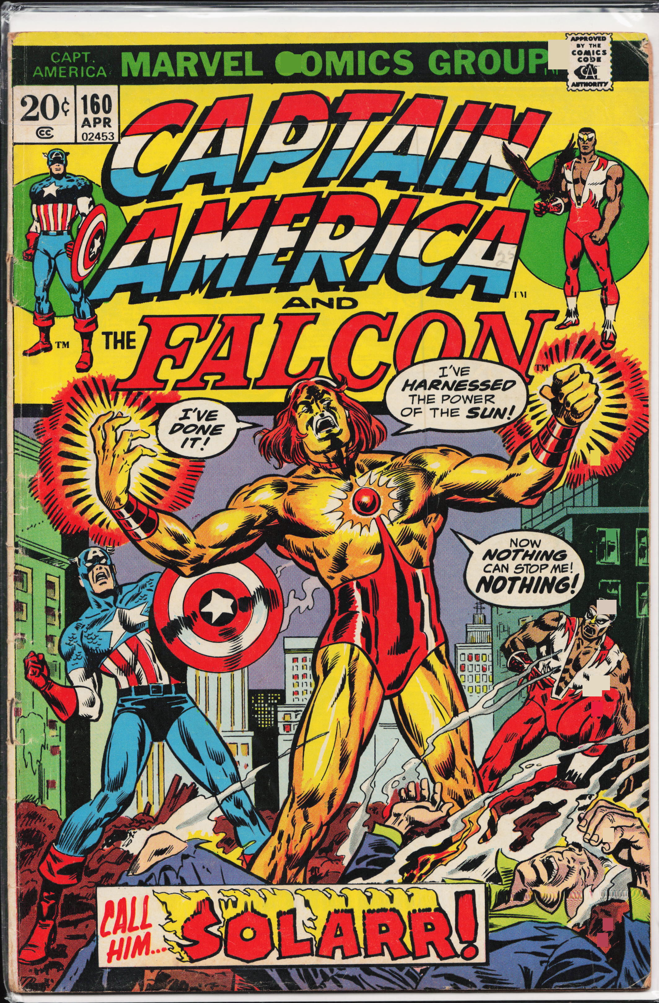 Captain America #160 (1973) Captain America and the Falcon [Key Issue ...