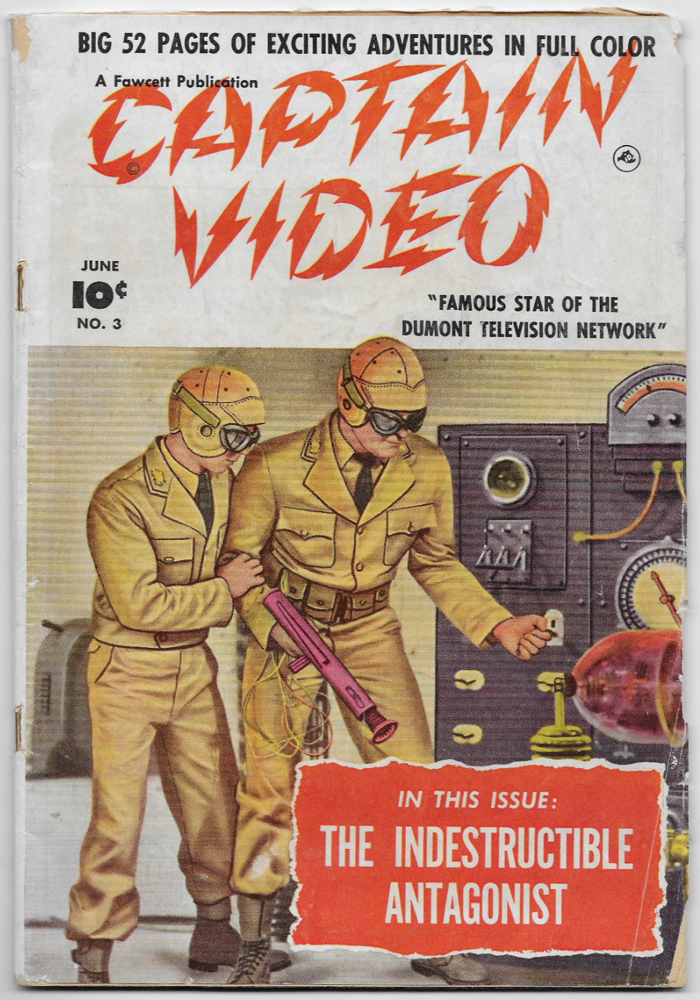 1951 Fawcett Captain Video Comic Book #3 G- Golden Age | Comic Books ...