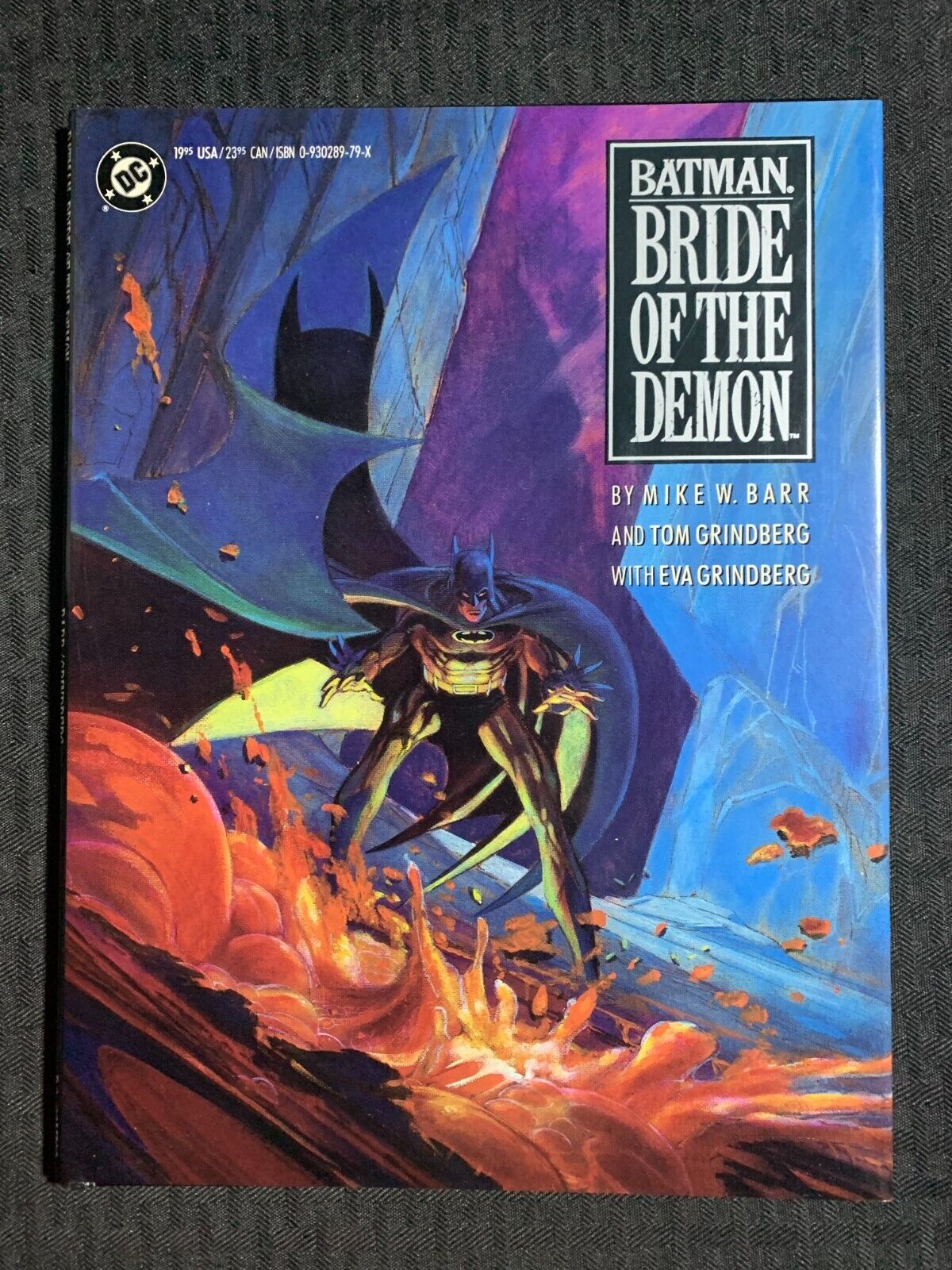1990 BATMAN Bride of the Demon by Tom Grindberg HC/DJ VF+/VF- 1st ...