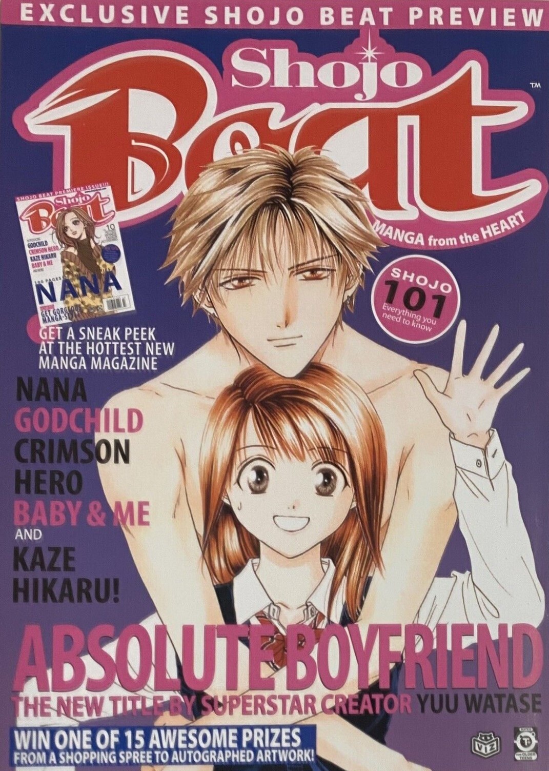 Shojo Beat Preview #1 VG ; Viz | low grade comic Absolute Boyfriend ...