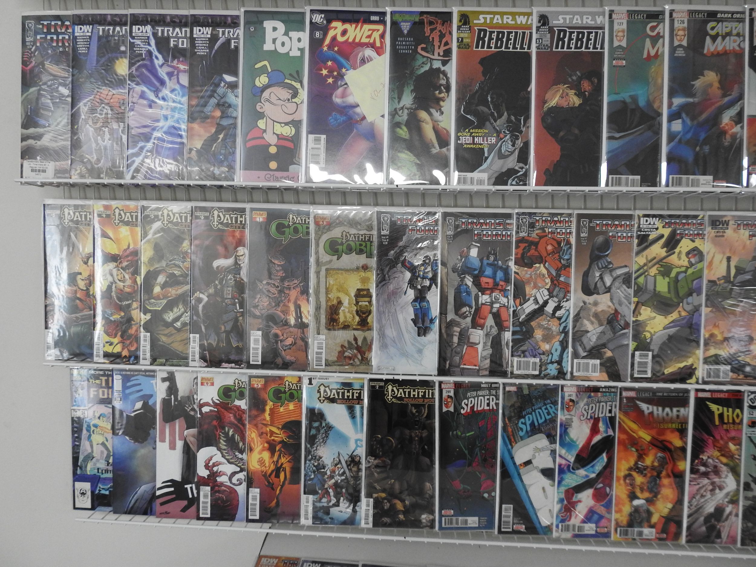 Huge Lot of 140+ Comics W/ Batgirl, Transformers, Spider-Man! Avg. VF+ ...