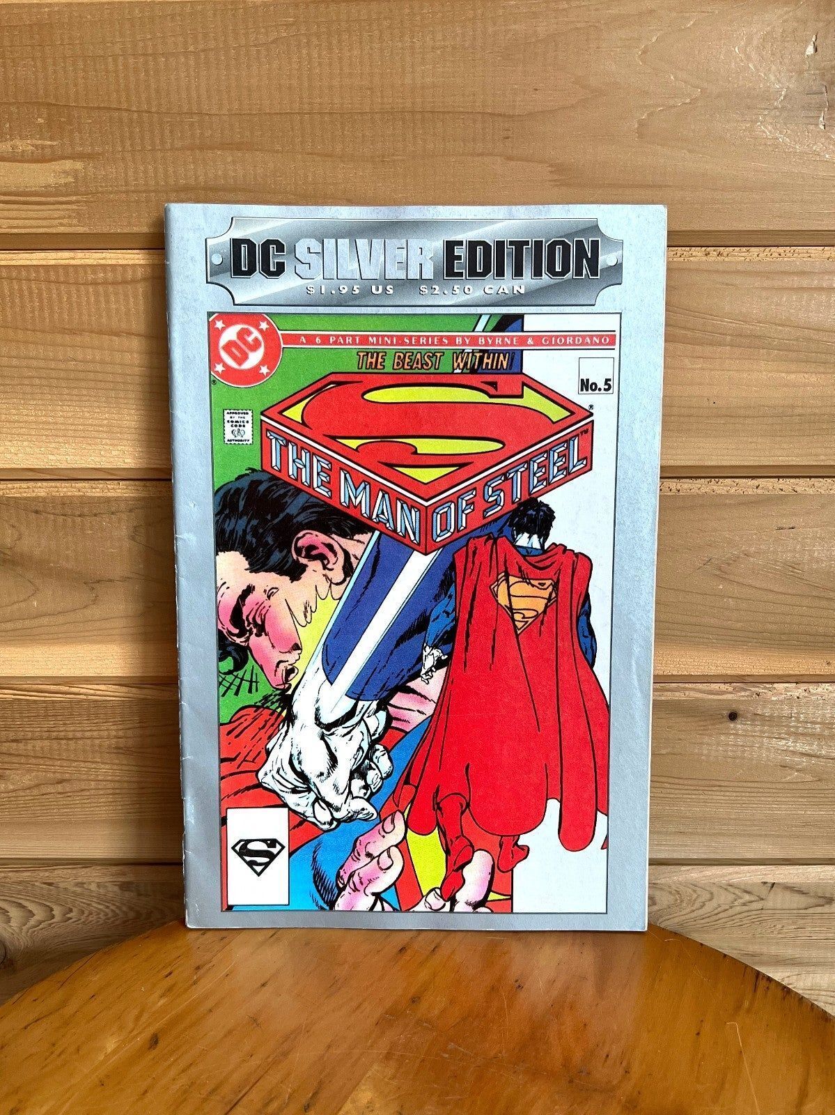 Superman Man Of Steel DC Silver Edition #5 Vintage Comic Book 1986 ...