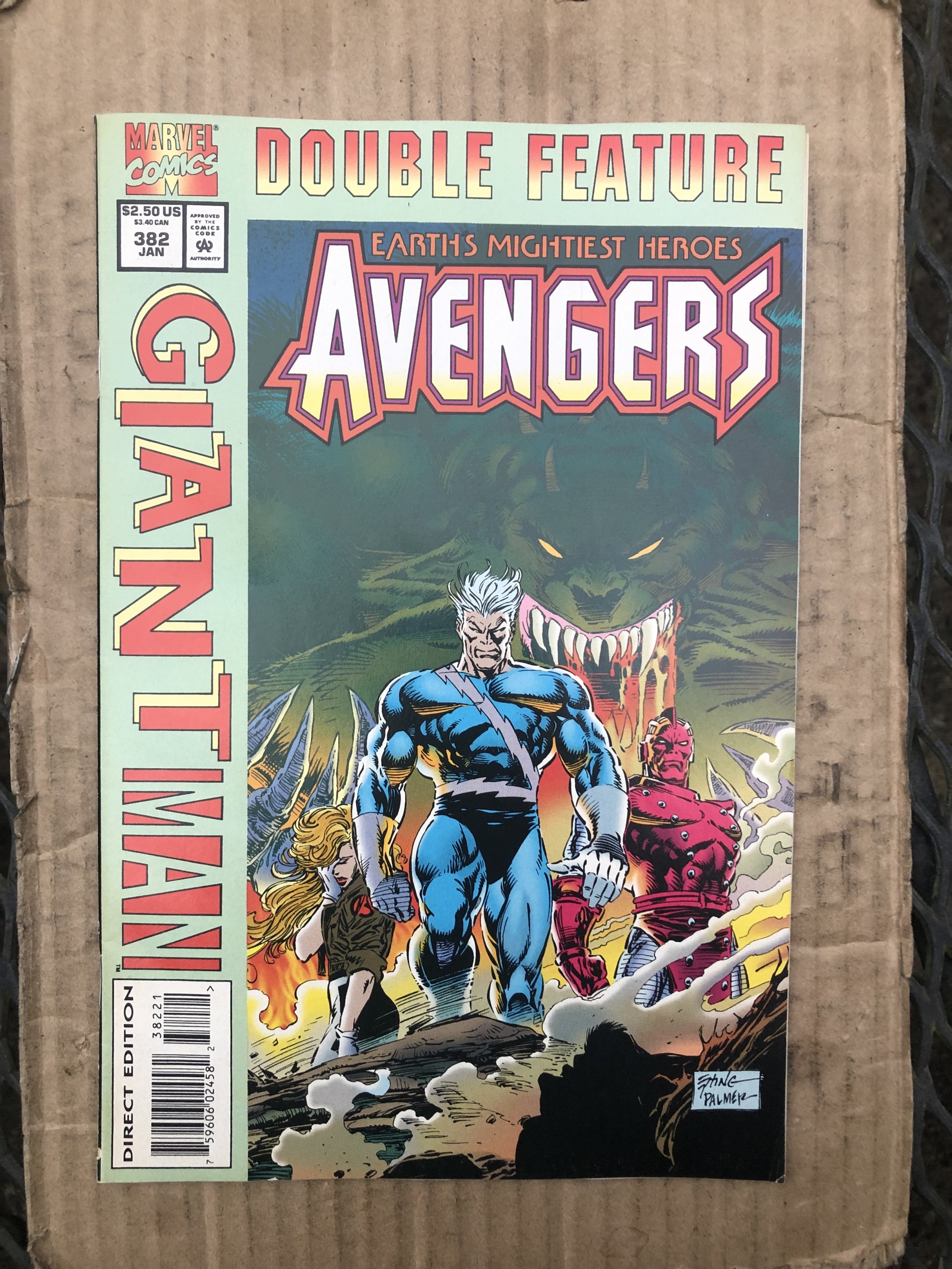 Marvel Double Feature...The Avengers/Giant-Man #382 Direct Edition ...