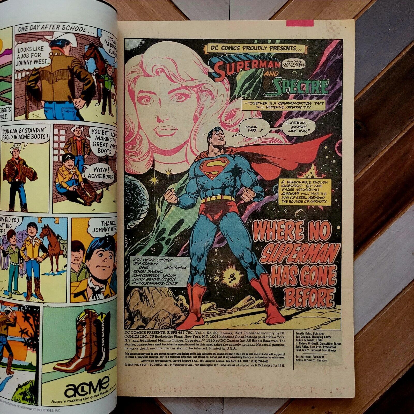 DC Comics Presents #29 VG/FN (1978) SUPERMAN & The SPECTRE (Jim Starlin Cover) | Comic Books ...