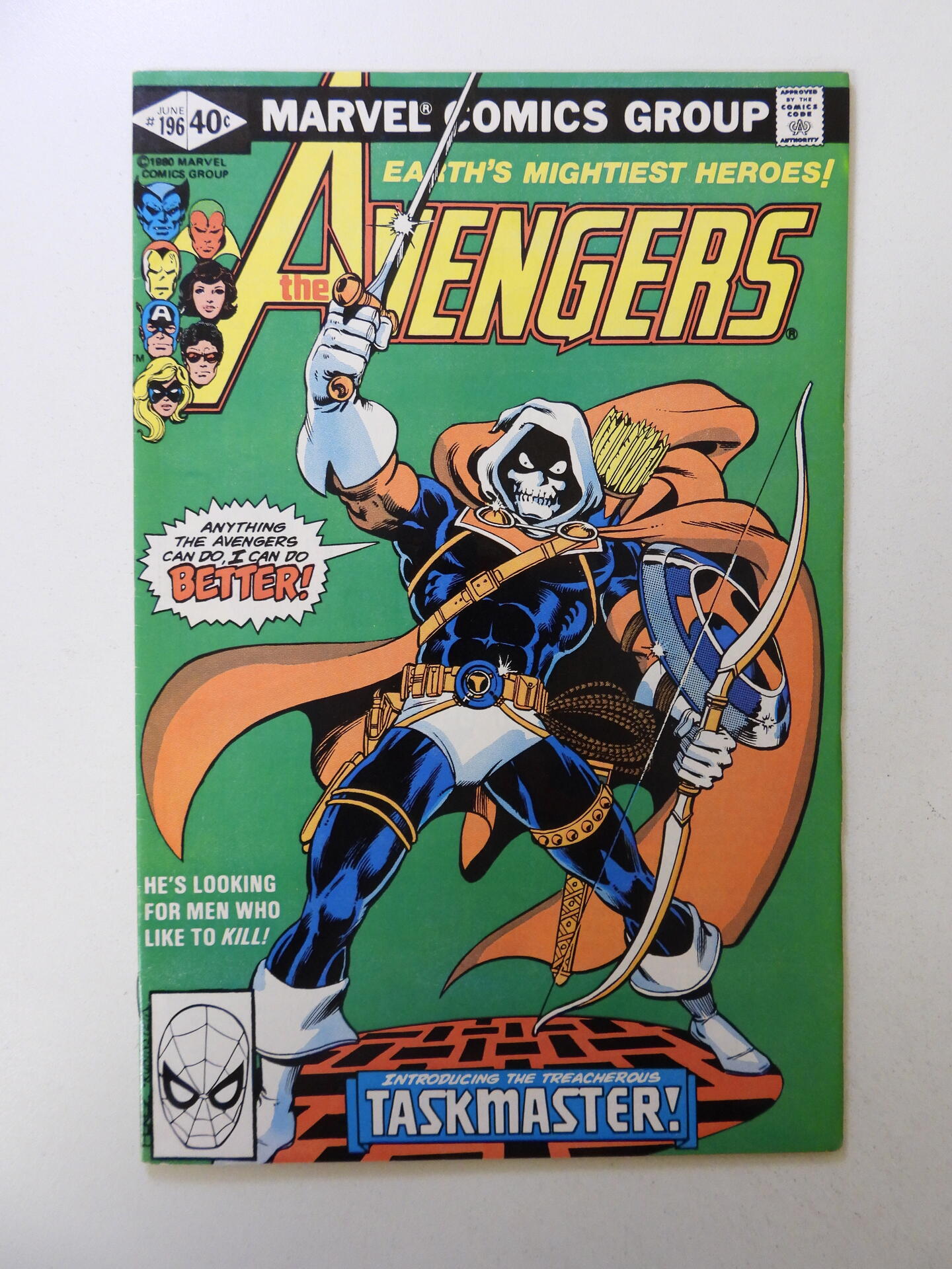 The Avengers #196 (1980) 1st full appearance of Taskmaster VF ...