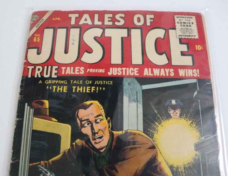 Tales of Justice #65 1957 Atlas Comics | Comic Books - Silver Age ...