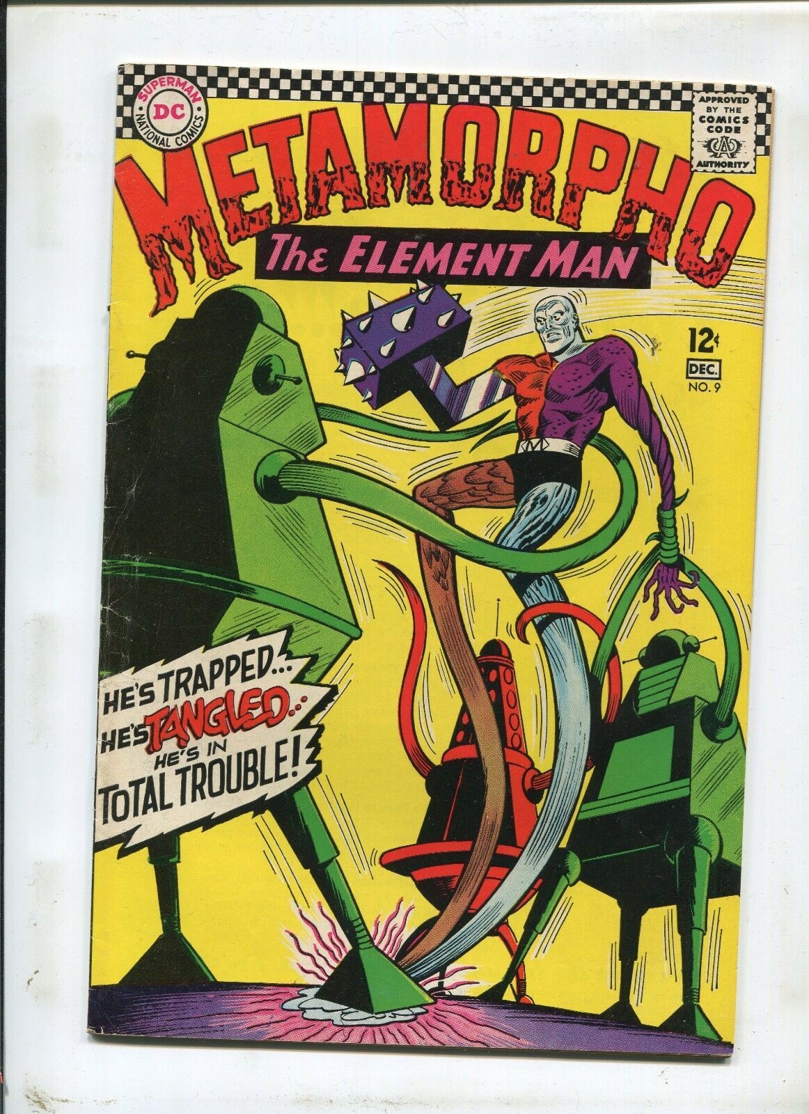 Metamorpho #9 (7.0) He's Trapped He's Tangled He's in Total Trouble ...