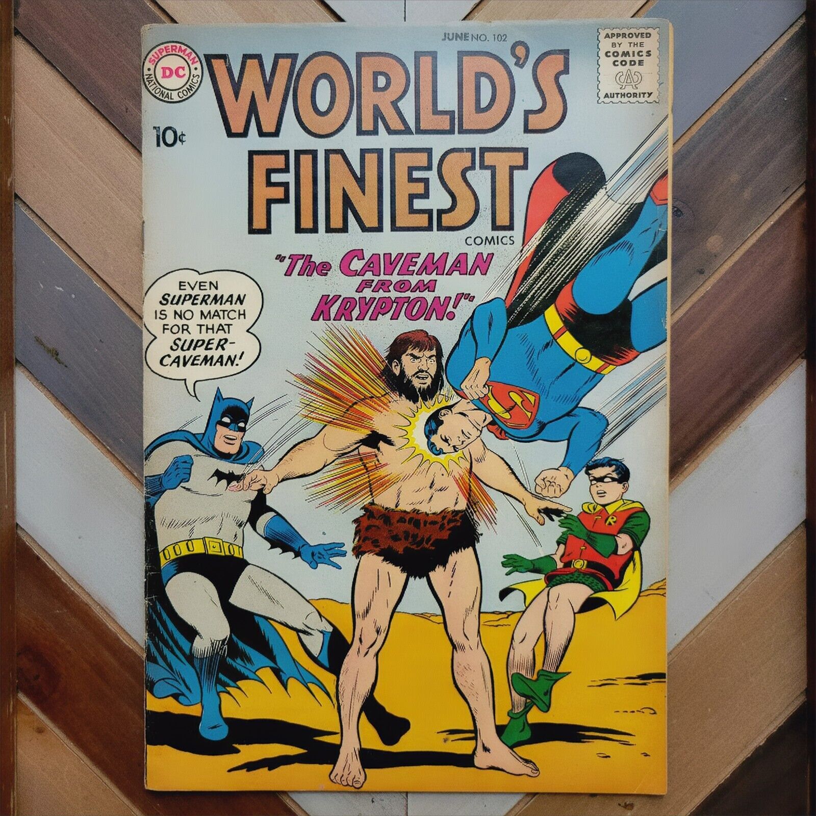 Worlds Finest Comics #102 VG/FN DC 1959 Batman, Robin, Superman + Tommy Tommorow | Comic Books ...