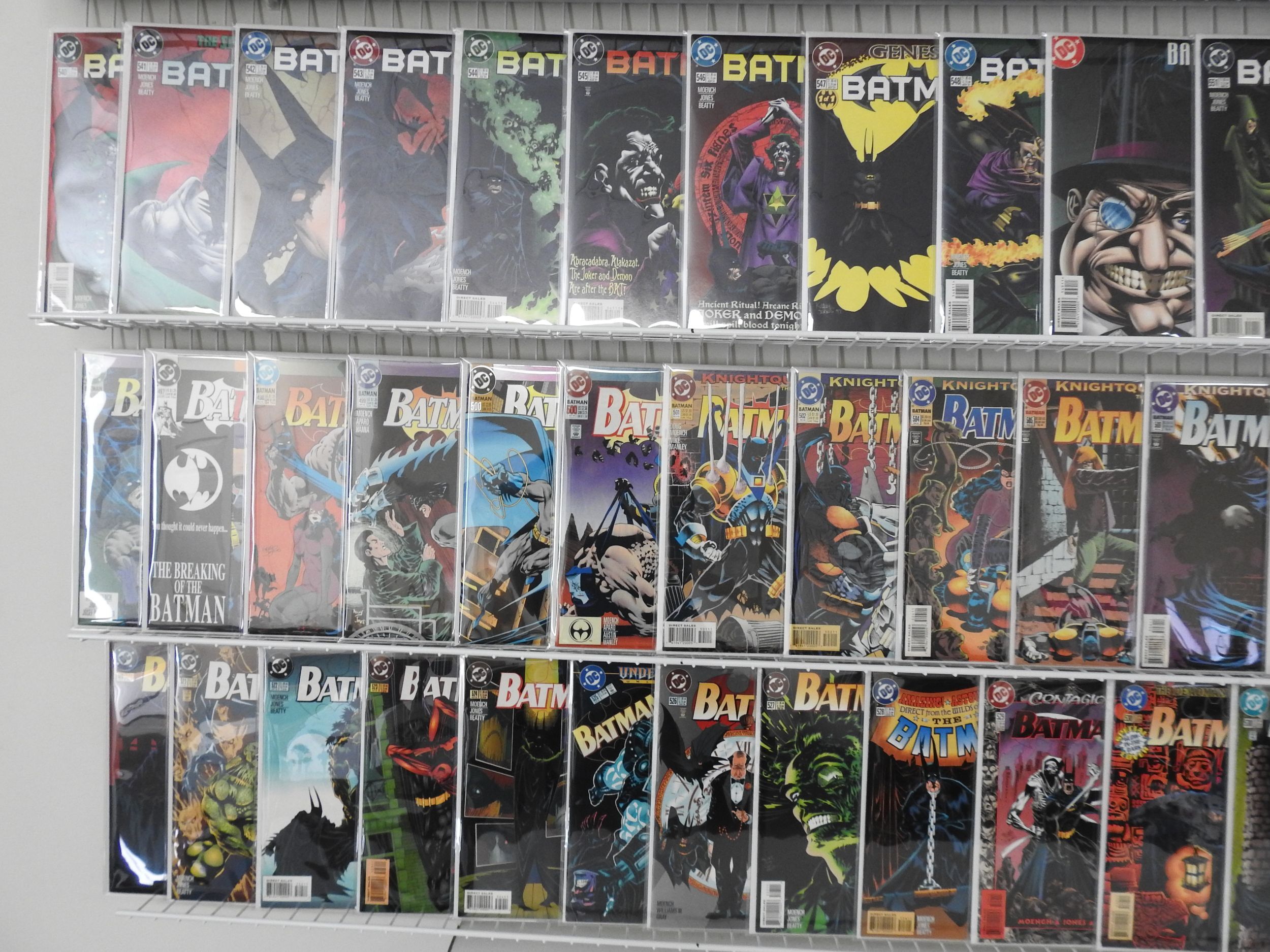 Huge Lot of 110+ Comics W/ ALL BATMAN COMICS!!! Avg. VF+ Condition ...