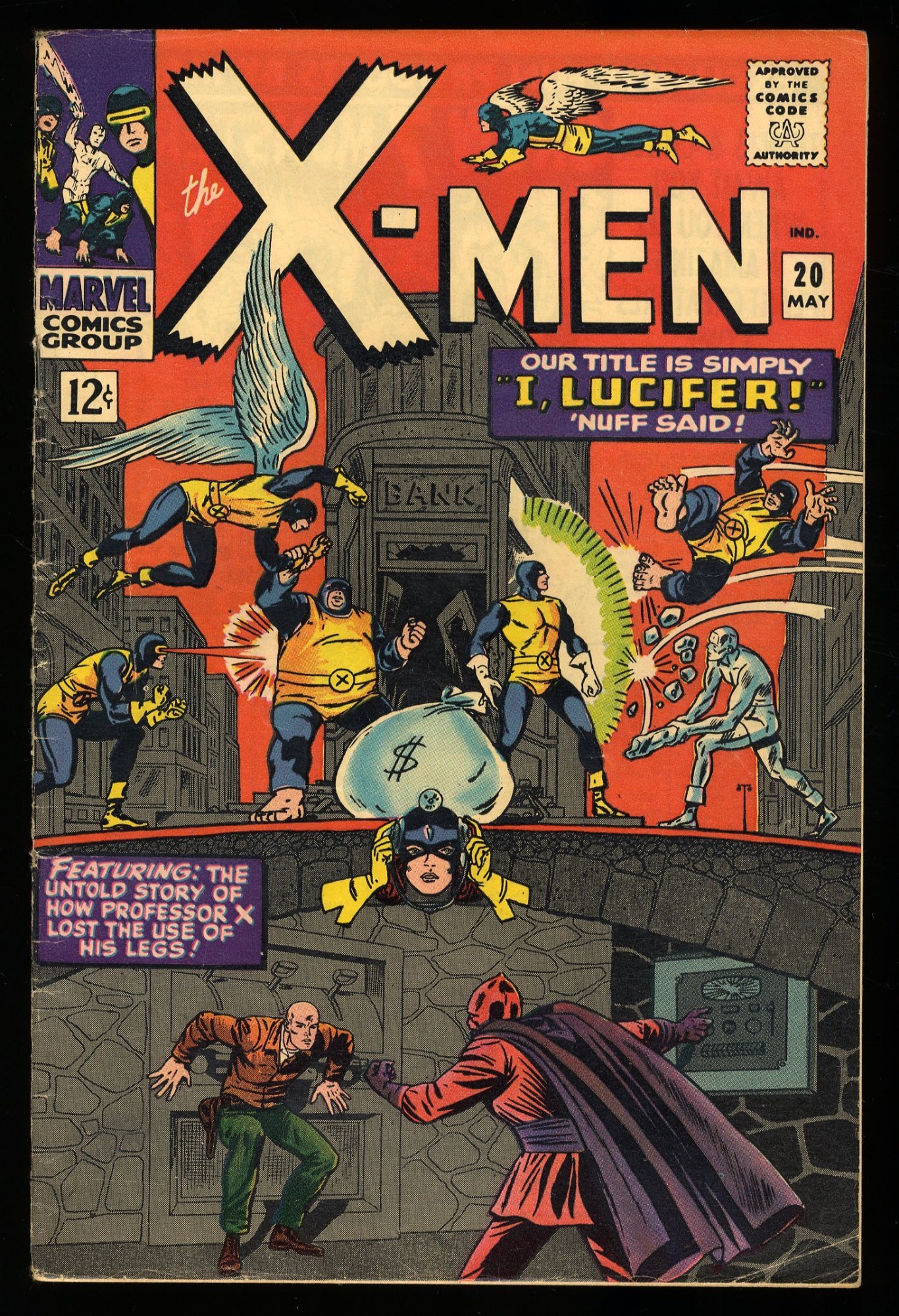 X-Men #20 VG/FN 5.0 Lucifer Blob and Unus Appearance Kirby Cover ...
