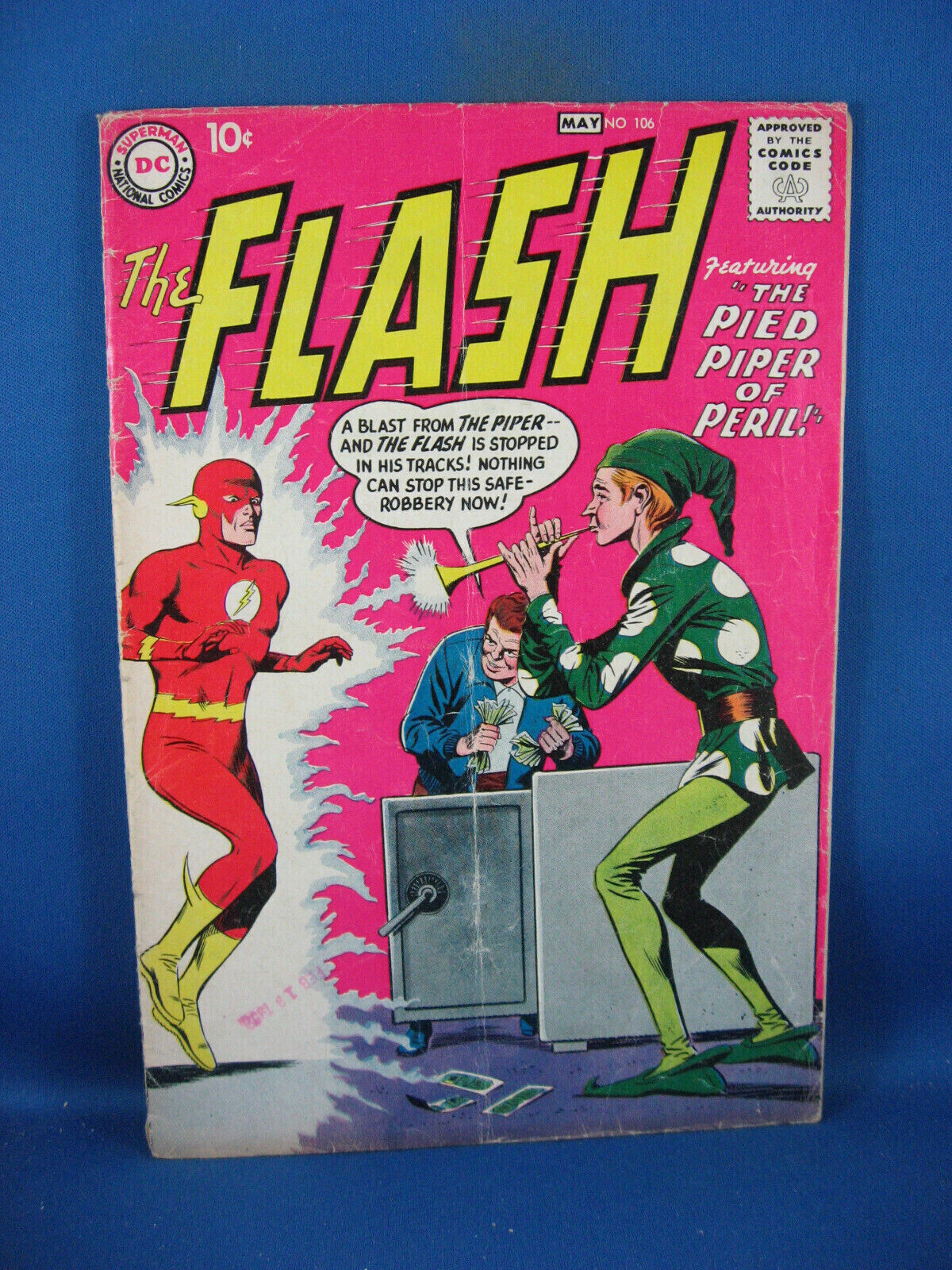 The Flash 106 VG+ Origin Pied Piper Scarce 1959 | Comic Books - Silver ...