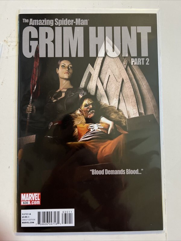 Amazing Spider-Man 634-637 Grim Hunt 1st Julia Carpenter Madame Web ...