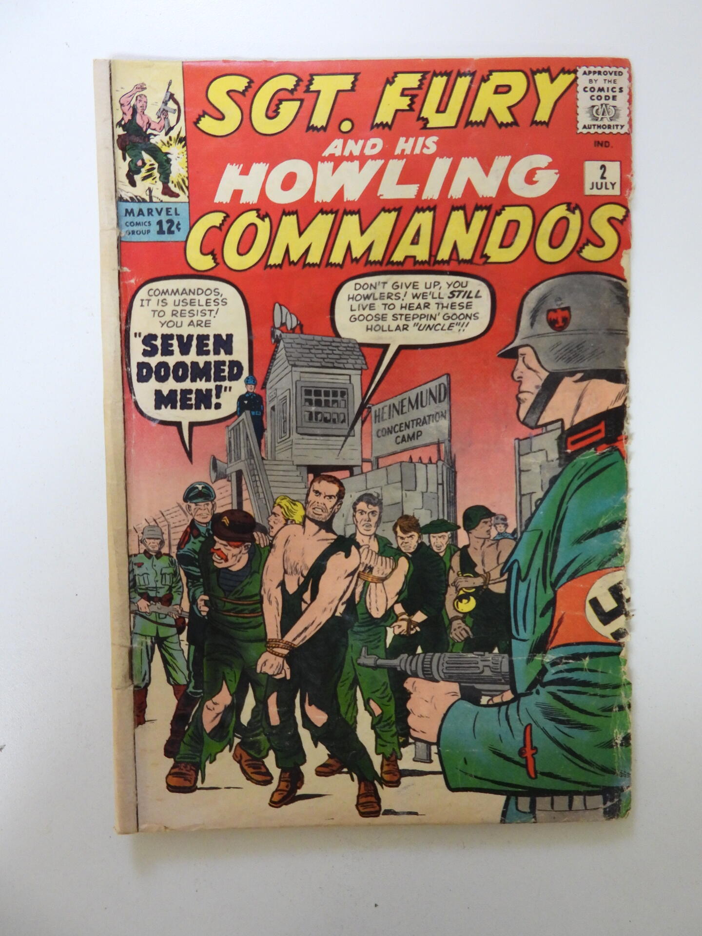 Sgt. Fury #2 (1963) GD+ condition "moisture damage" | Comic Books ...