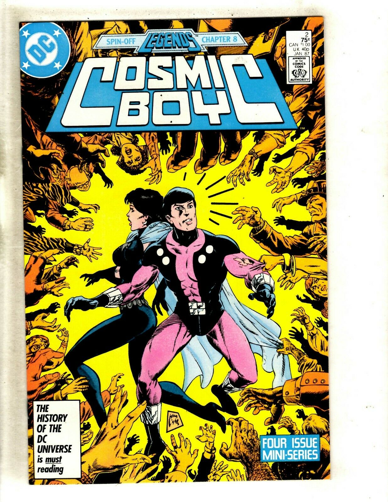 10 Comics Cosmic Boy 1 2 3 4 Cosmic Odyssey 1 2 3 Checkmate 1 Cinder ...