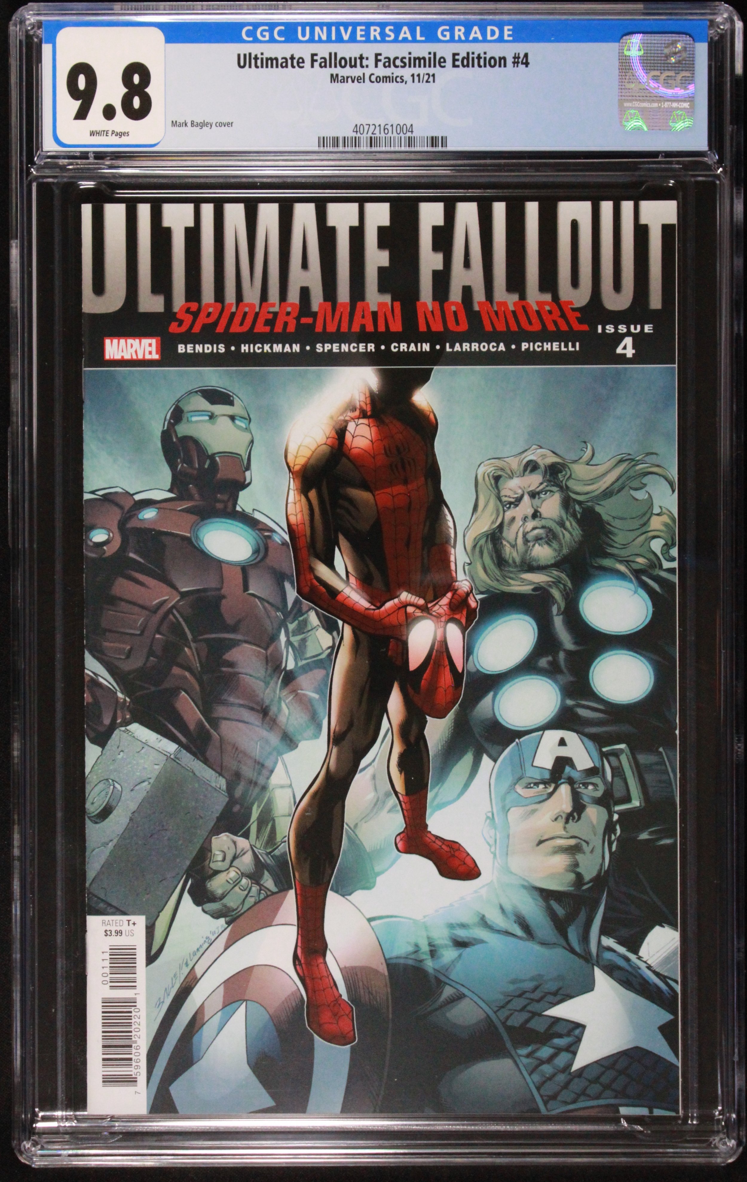 Ultimate Fallout: Facsimile Edition 4 CGC 9.8 | Comic Books - Modern ...