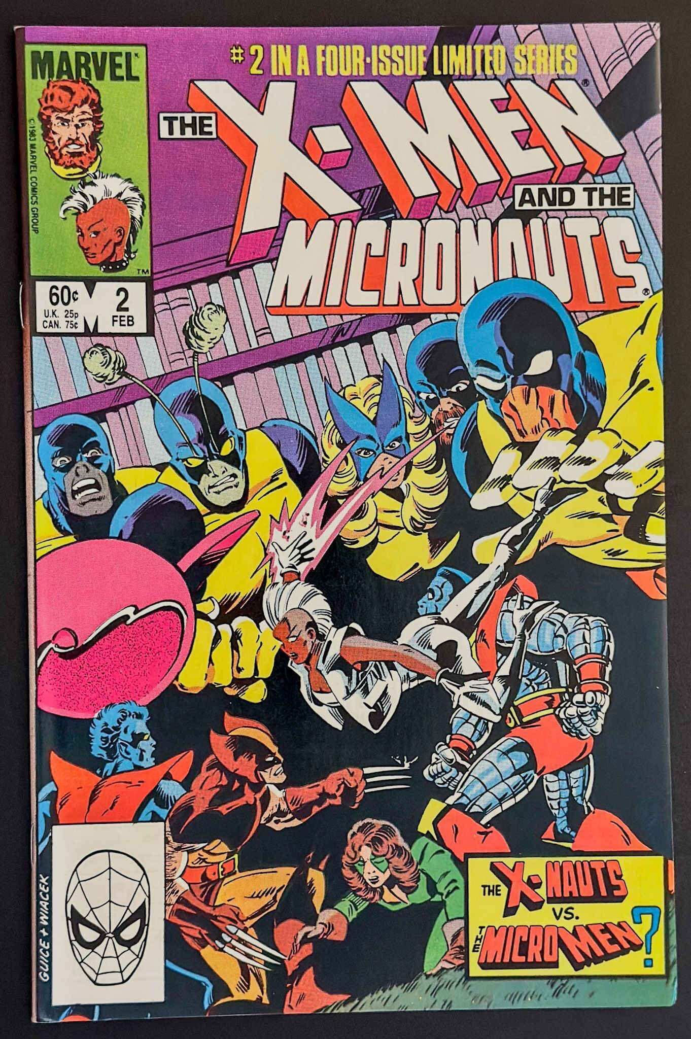 The X-Men and The Micronauts #1-4 (1984) Direct Ed - Complete Set all ...