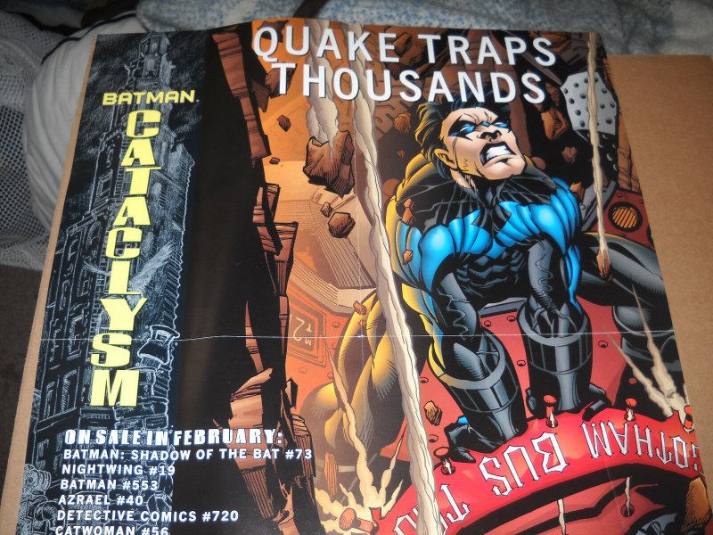 1998 Batman Cataclysm Two-Sided Poster 17 x 22 | Comic Collectibles ...