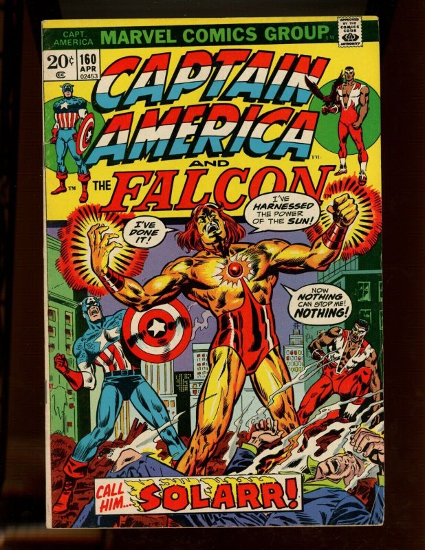 (1973) Captain America #160 - THE FIRST APPEARANCE OF SOLARR! (5.5/6.0 ...