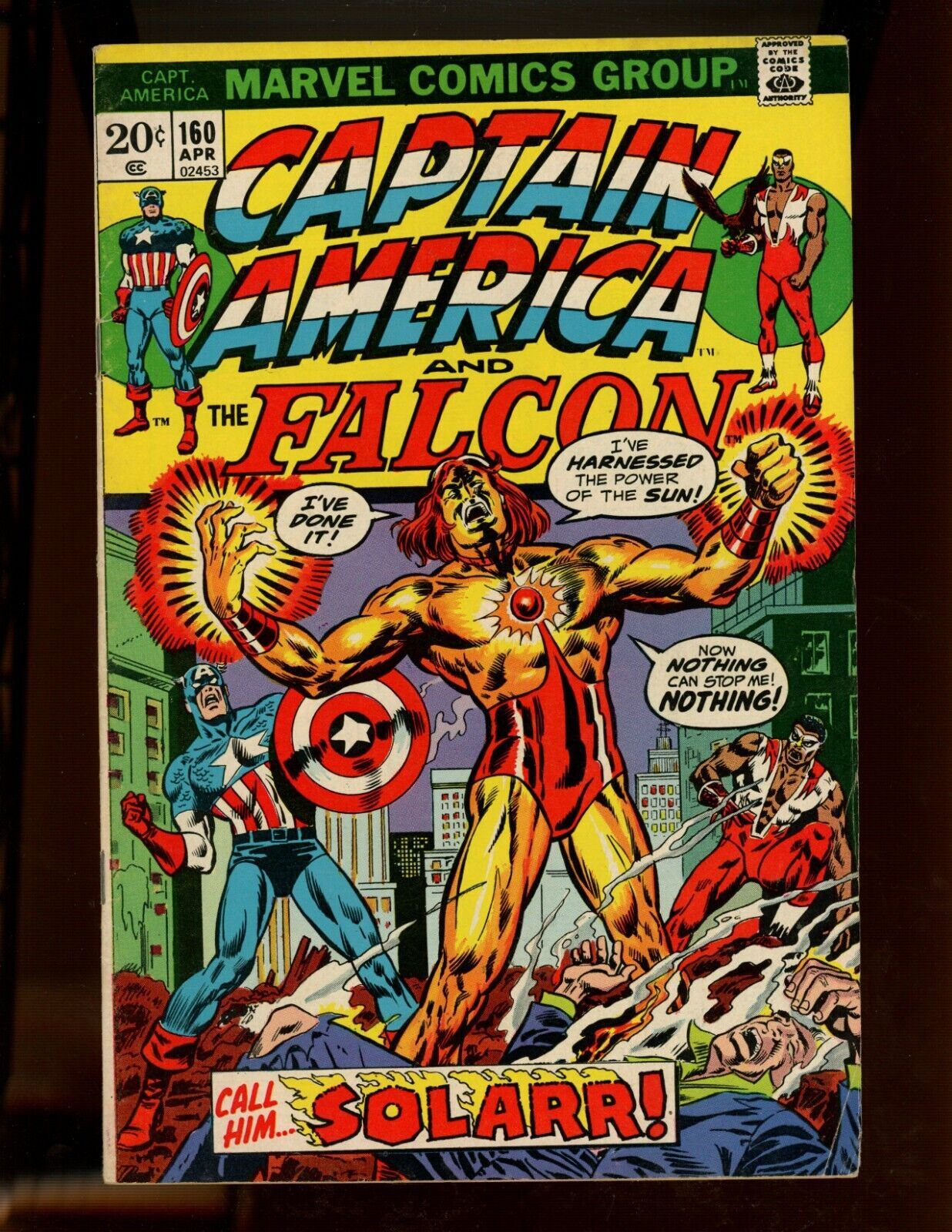 (1973) Captain America #160 - THE FIRST APPEARANCE OF SOLARR! (5.5/6.0 ...