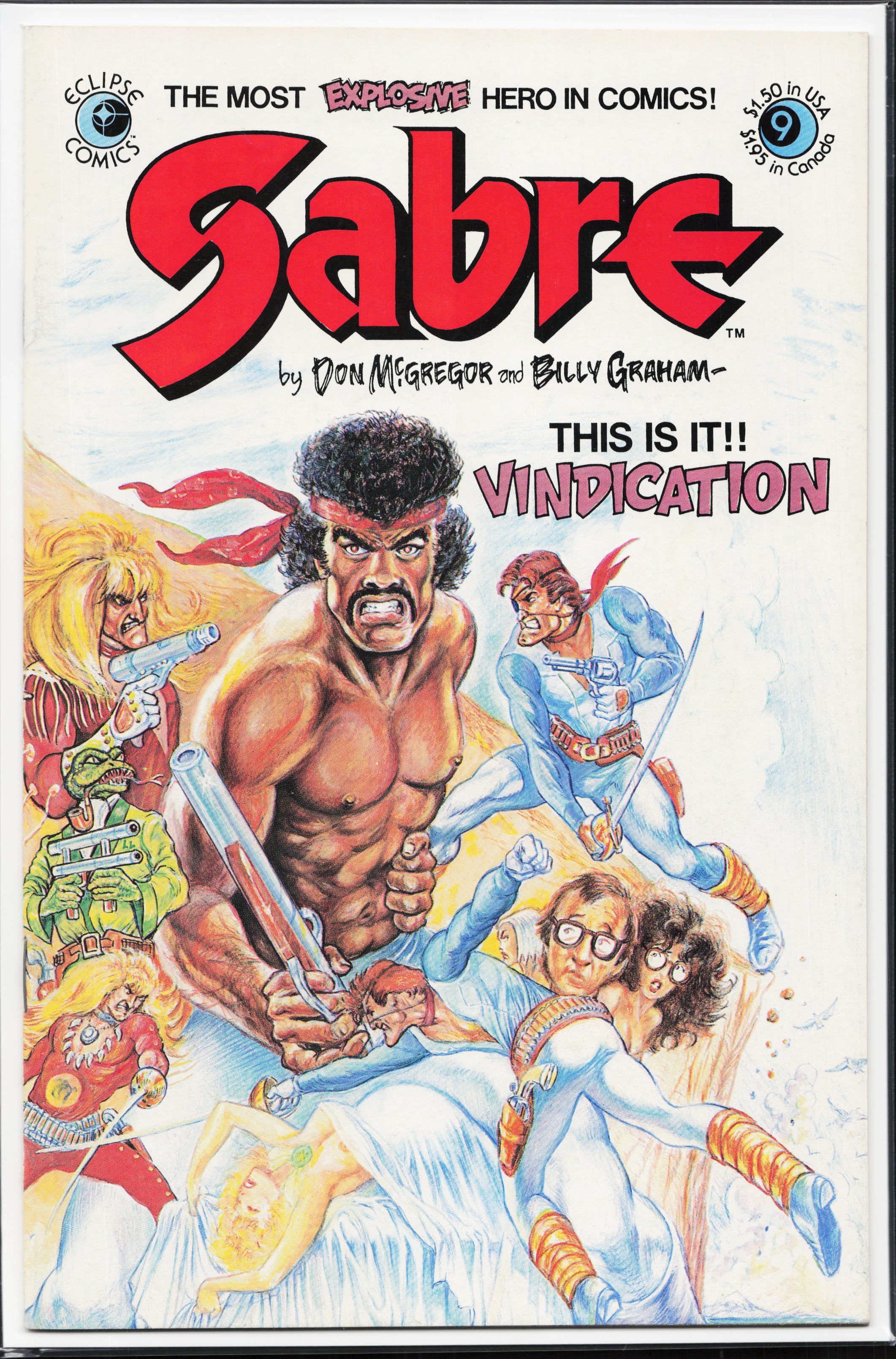 Sabre #9 (1984) Sabre | Comic Books - Copper Age, Eclipse / HipComic