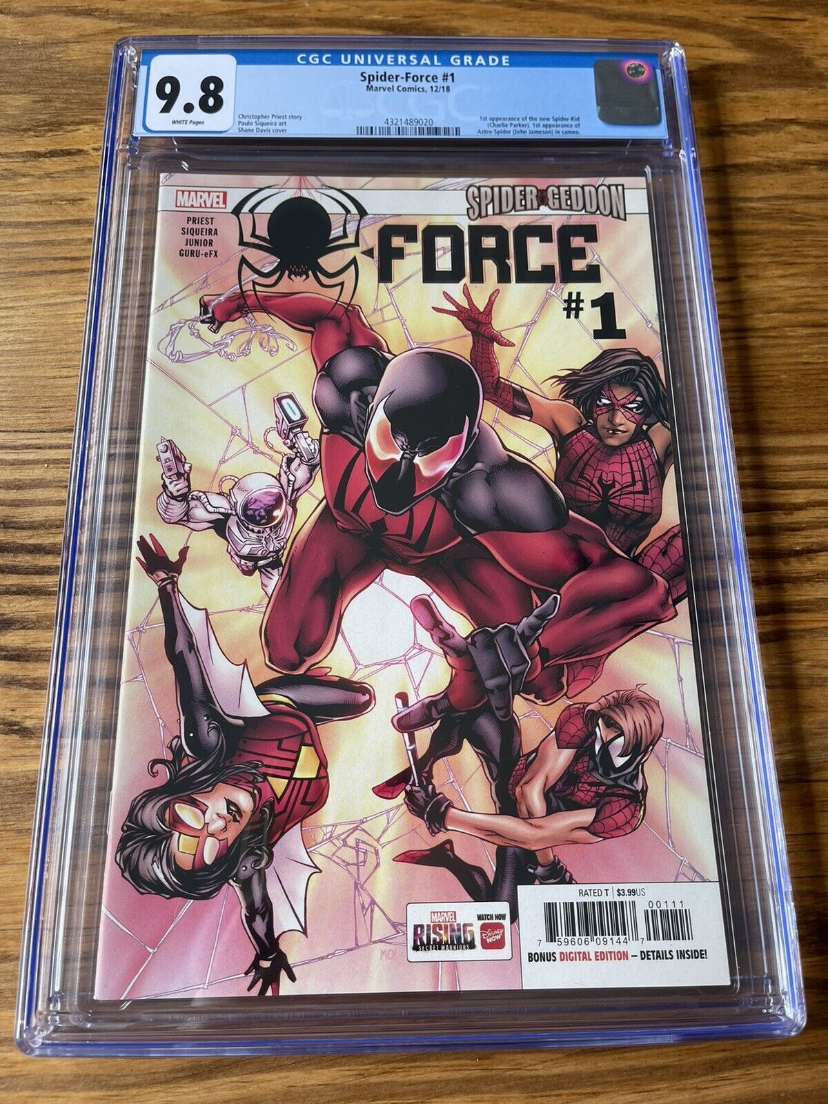 SPIDER-FORCE 1 - CGC 9.8 1st App Astro-Spider - Spider-man -WP | Comic ...
