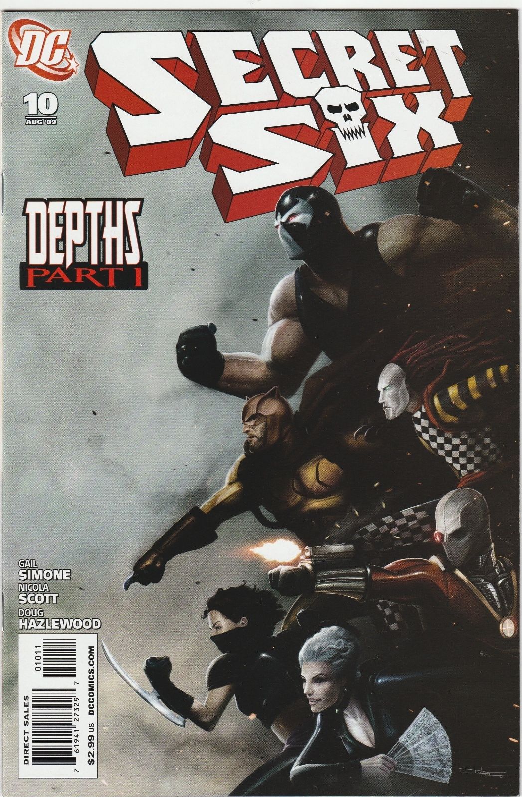 5 Secret Six DC Comics # 6 7 8 9 10 Catman Huntress Batman Bane ...