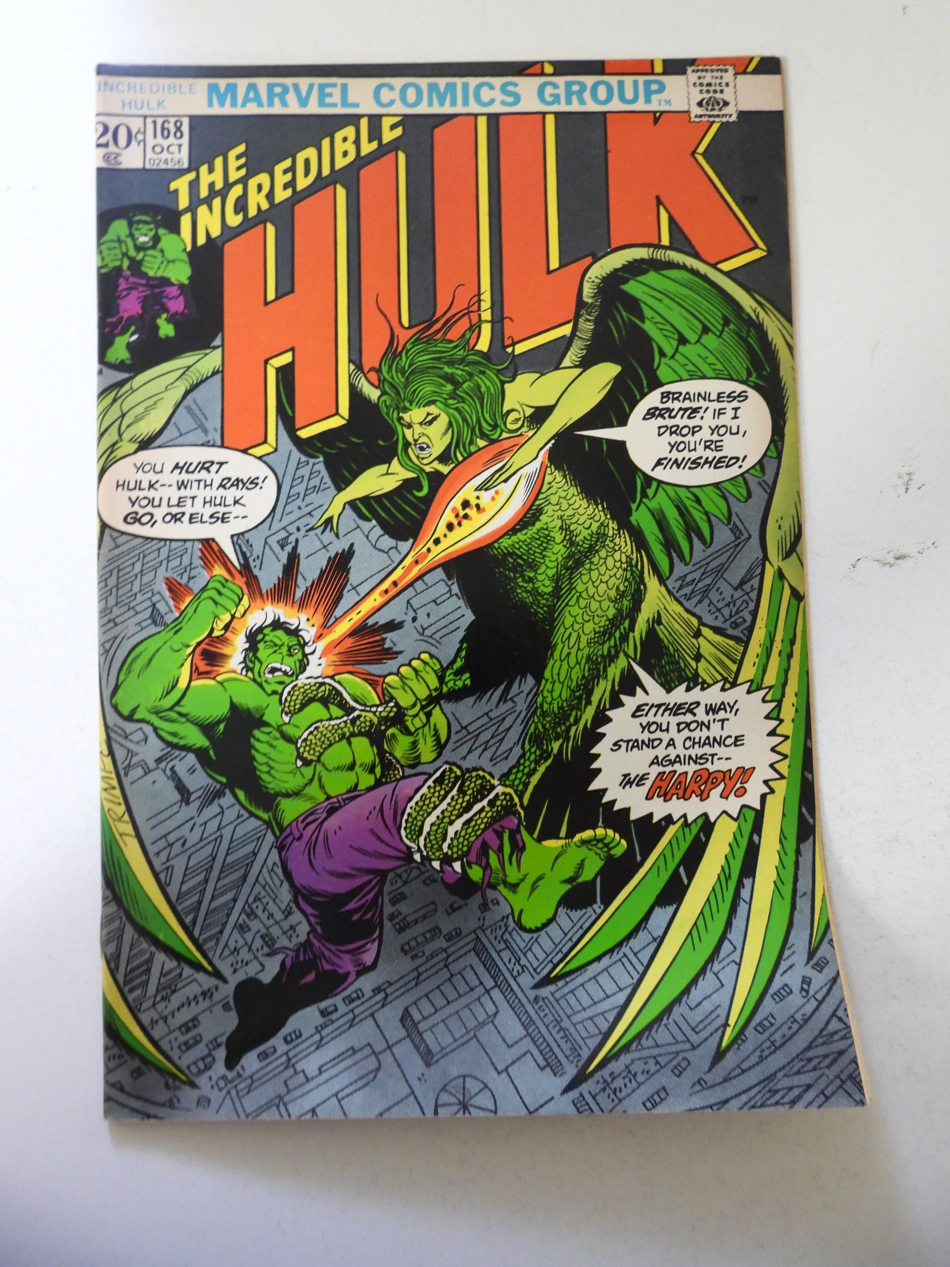 The incredible Hulk #168 (1973) VG/FN Condition | Comic Books - Bronze ...