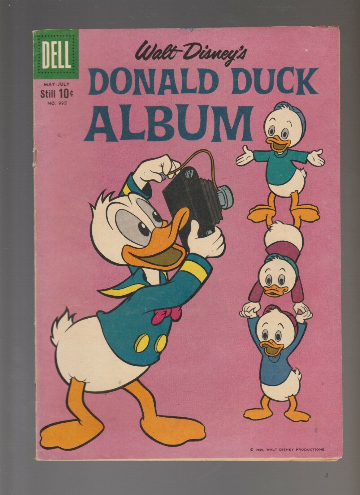 1959 Walt Disney's DONALD DUCK ALBUM #995 VG 4.0 Dell Comics | Comic ...