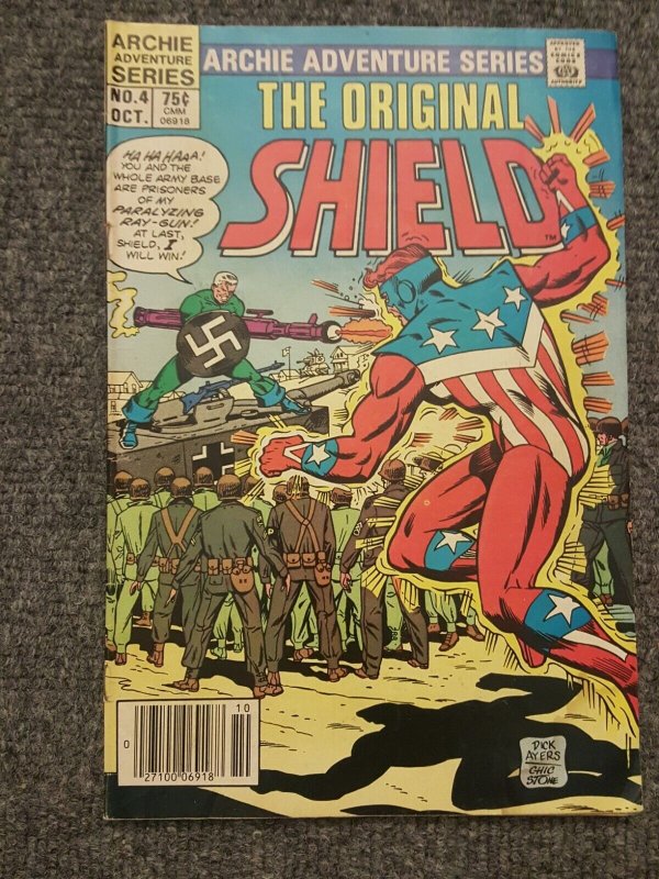 ORIGINAL SHIELD #1,2,4 Archie Adventure Series 1984 lot of 3 comic ...