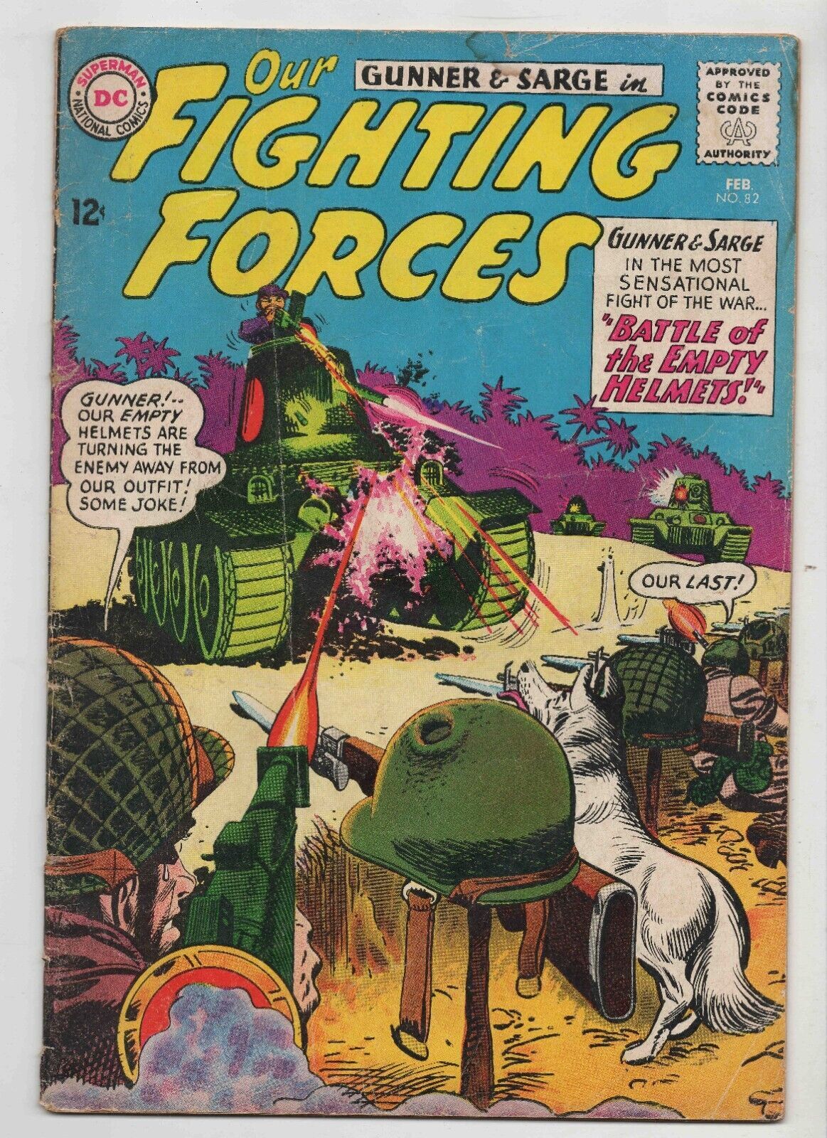 Our Fighting Forces #82 VINTAGE 1964 DC Comics | Comic Books - Silver ...