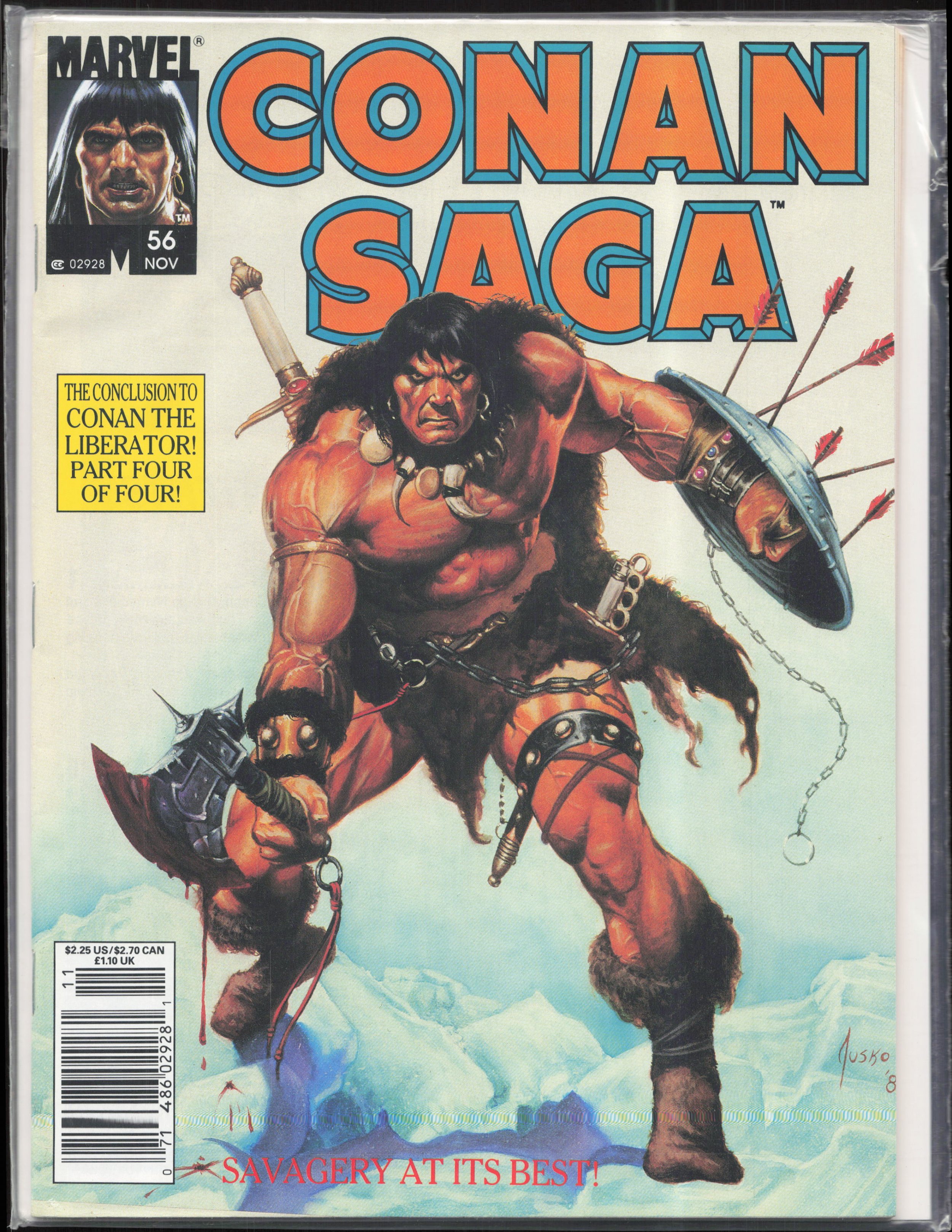 Conan Saga #56 (1991) Conan | Comic Books - Copper Age, Marvel, Conan ...