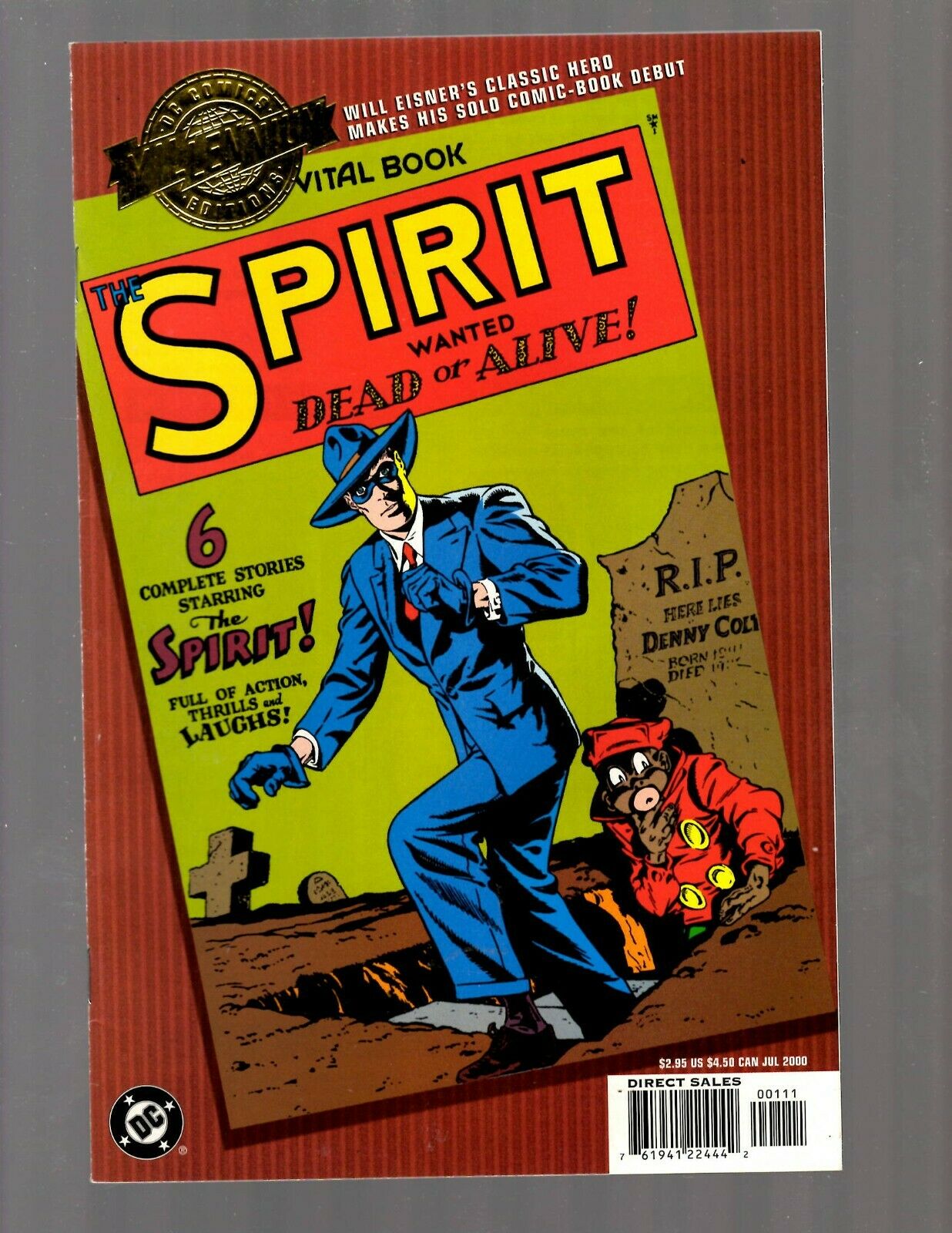 The Spirit # 1 NM Golden Age Reprint Will Eisner 2000 Millennium ...