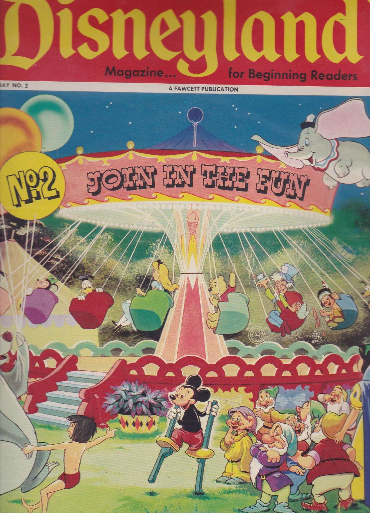 Disneyland Magazine (Fawcett) #2 VG ; Fawcett | low grade comic Winnie ...