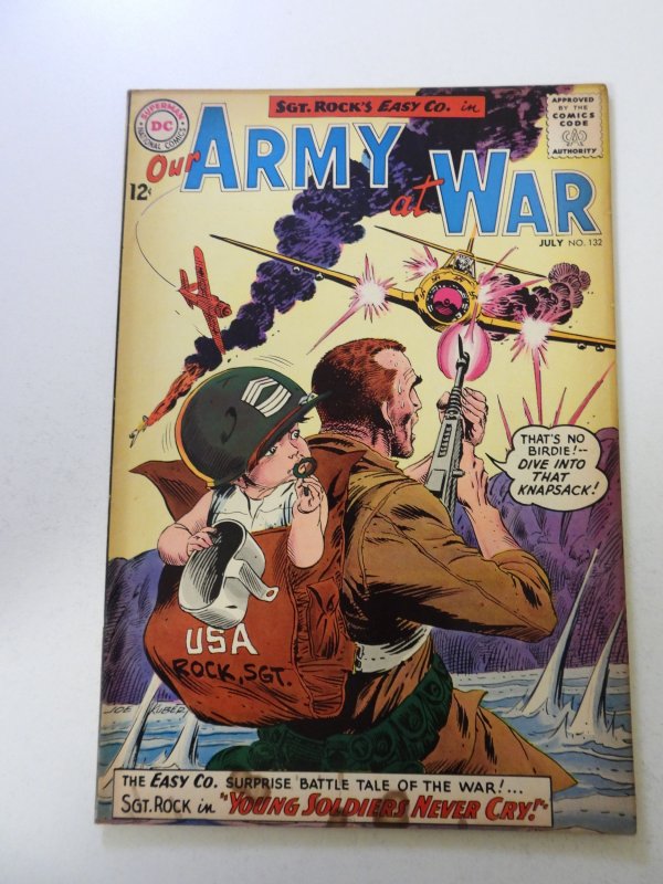 Our Army at War #132 (1963) VG+ condition "staining" | Comic Books ...