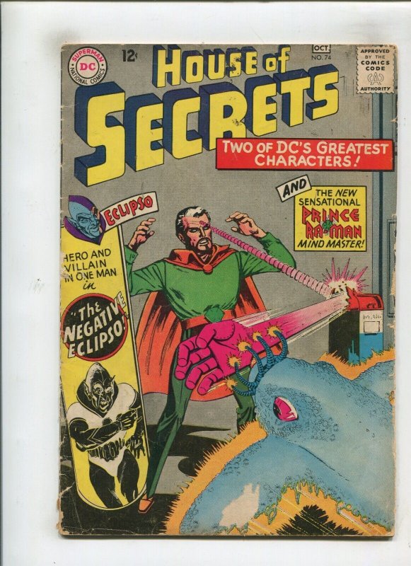 House of Secrets #74 (2.0/2.5) Prince Ra-Man, Mind Master!! 1965 ...