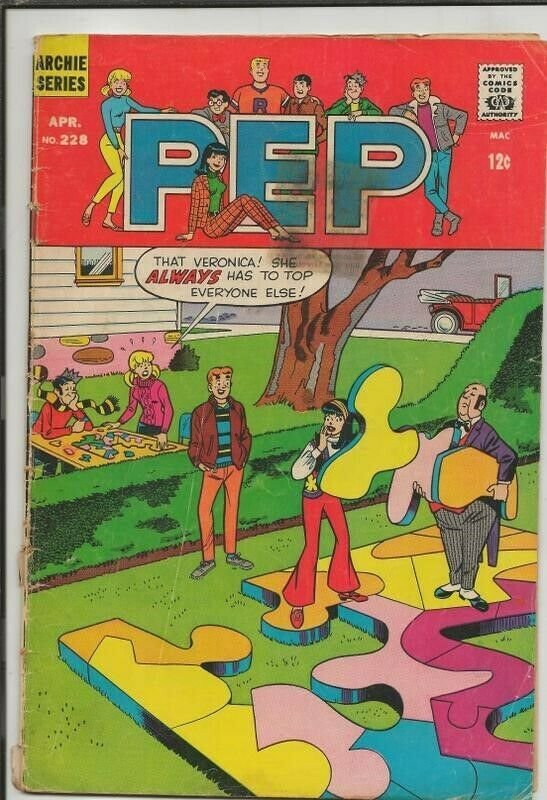 Pep Comics #228 ORIGINAL Vintage 1969 Archie Comics | Comic Books ...