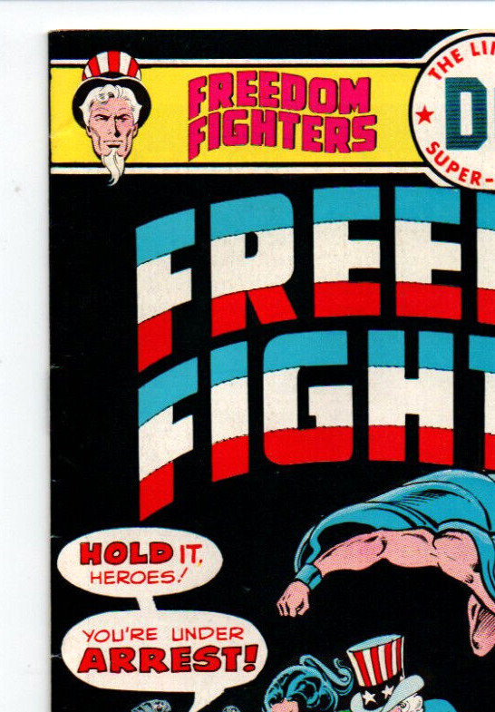 Freedom Fighters #1 - Uncle Sam - Phantom Lady - Doll man - 1976 - VF ...